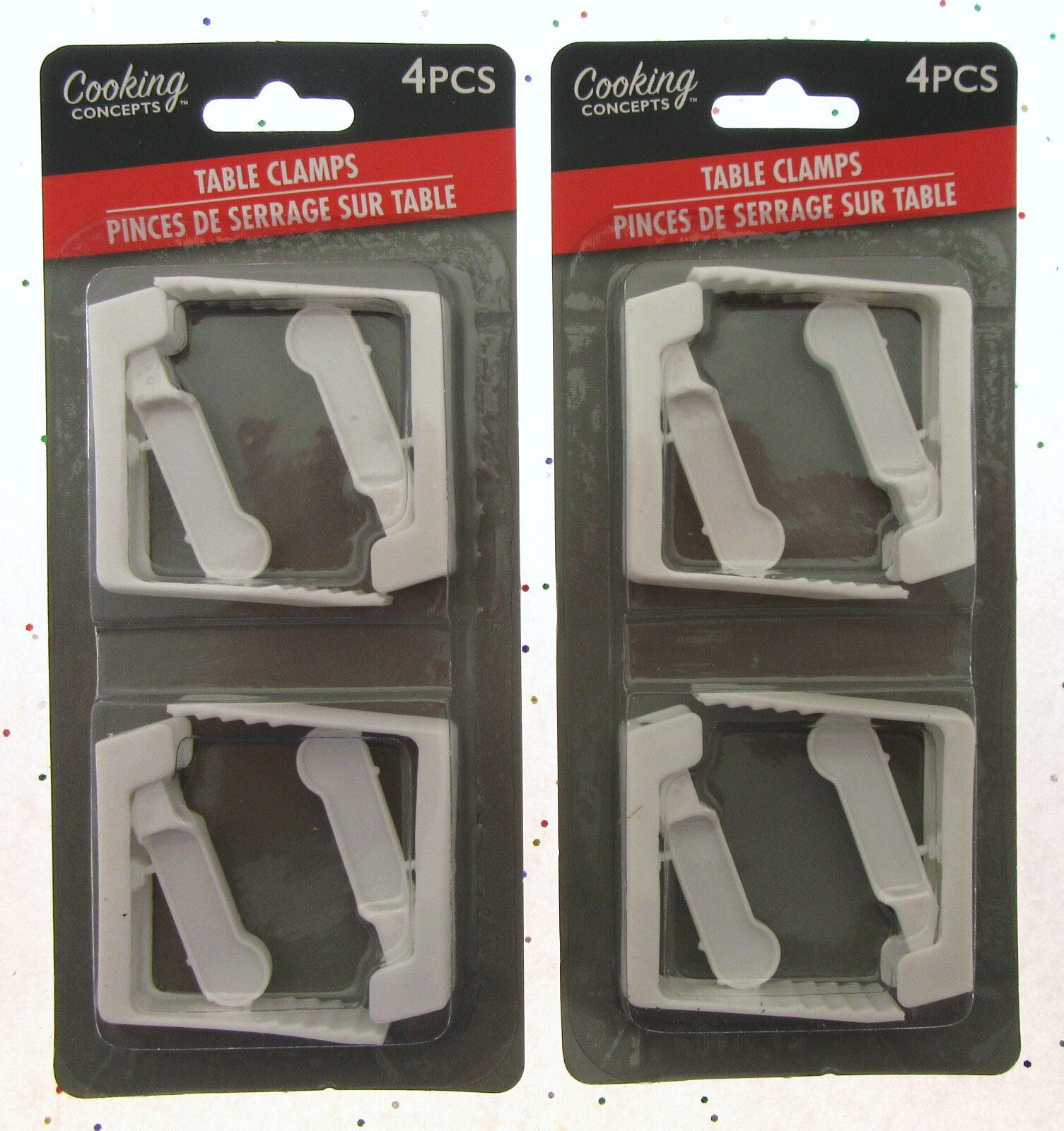 Tablecloth Holders spring loaded 4 pack Clamps Clips table Blue Lot of ...