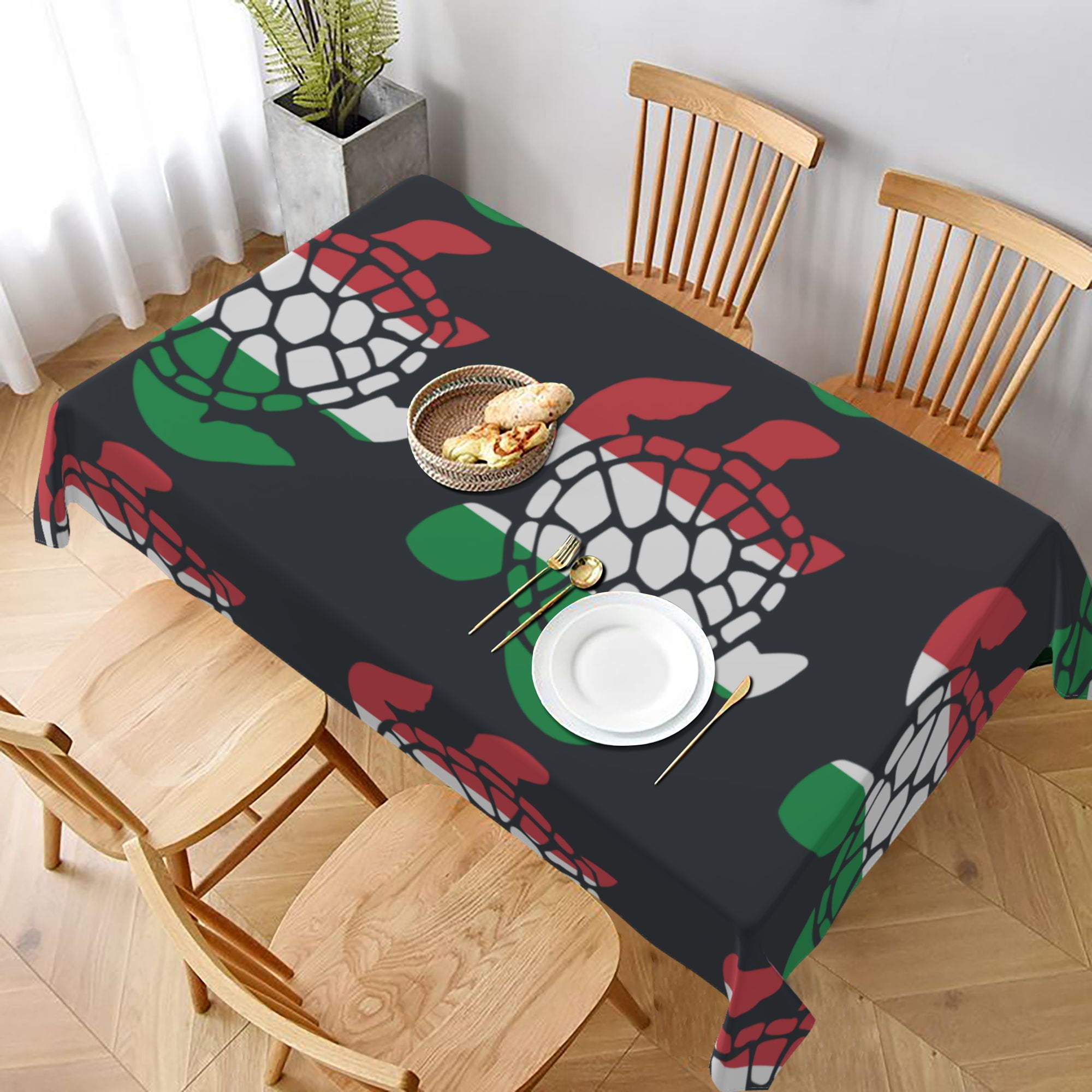 Tablecloth Italian Flag Turtle Table Cloth For Rectangle Tables ...