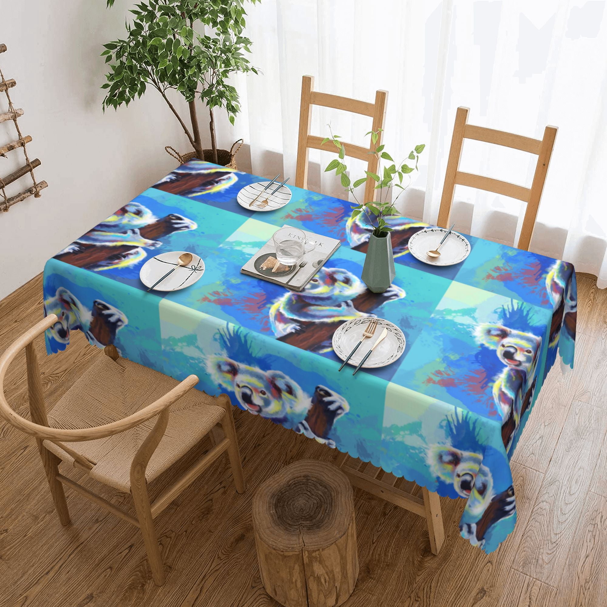 Tablecloth Koala Bear Koala Illustration Table Cloth For Rectangle ...