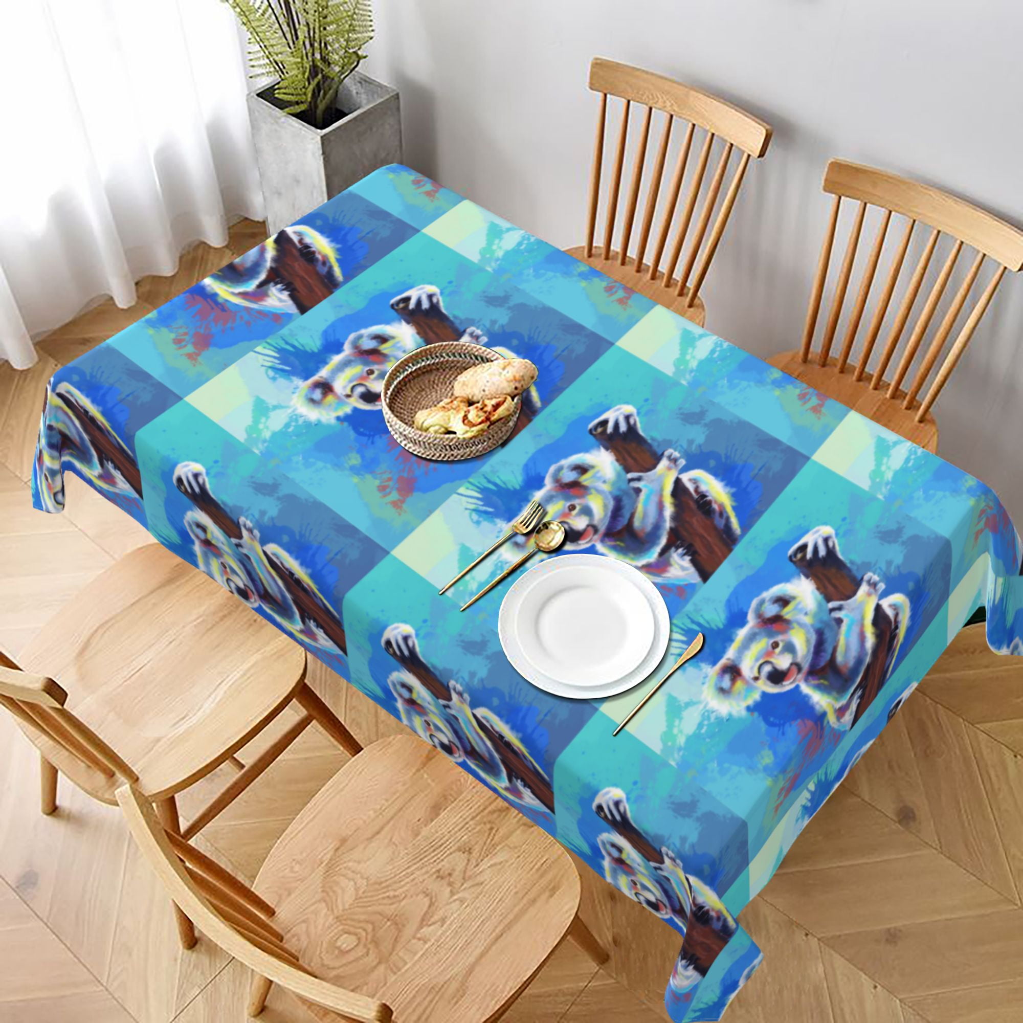 Tablecloth Koala Bear Koala Illustration Table Cloth For Rectangle ...