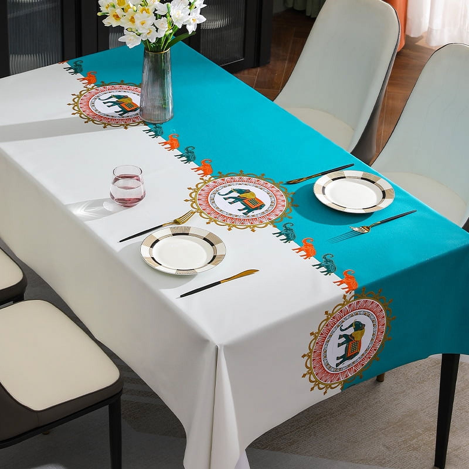 Tablecloth Modern Light Luxury Style Waterproof Dining Table Cloth ...
