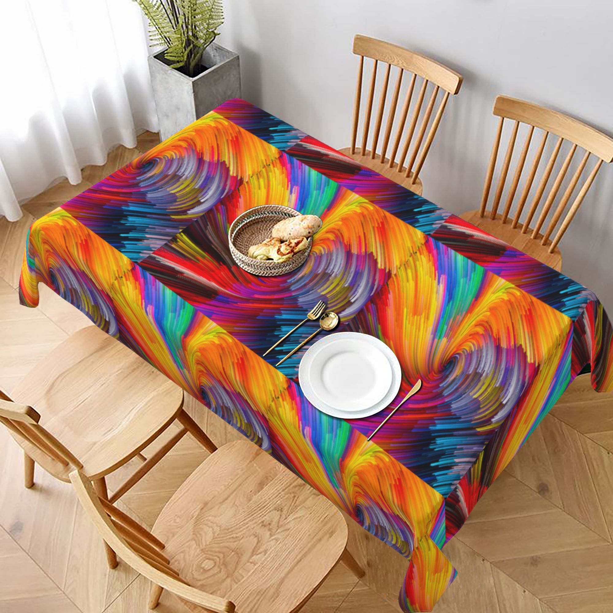 Tablecloth Papers.Co-Vy-Digital-Abstract-Line-Color-Rainbow-Pattern ...