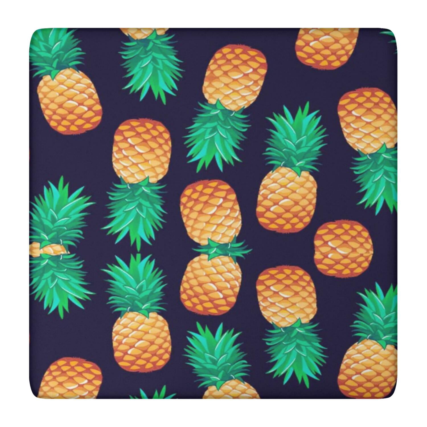 Tablecloth Pineapple Print Tropical Fruit Pattern Hawaiian Summer ...