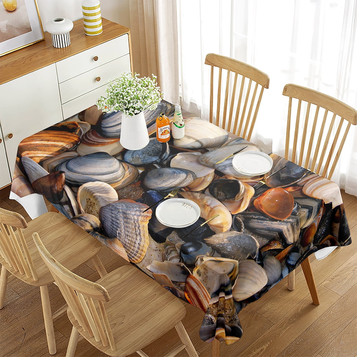 Tablecloth Rectangular Decoration Party Room Living Room Dining Table ...