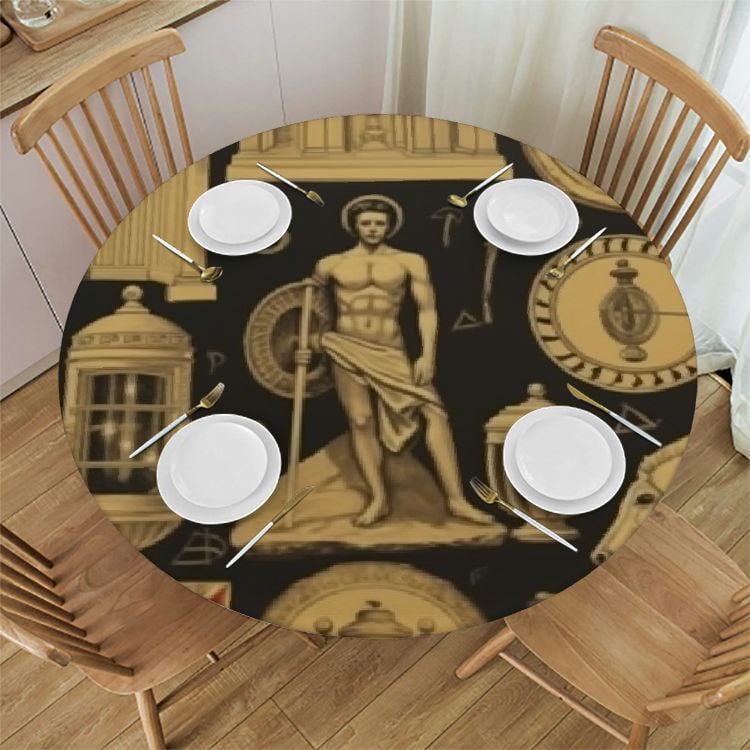 Tablecloth Round Table Cloth Table Cover for Indoor Outdoor Kitchen ...