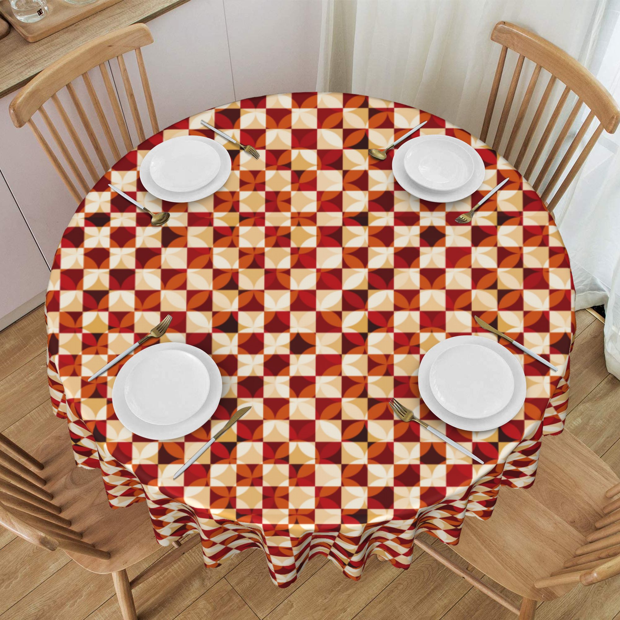 Tablecloth Seamless Background Table Cloth For Circular Tables ...