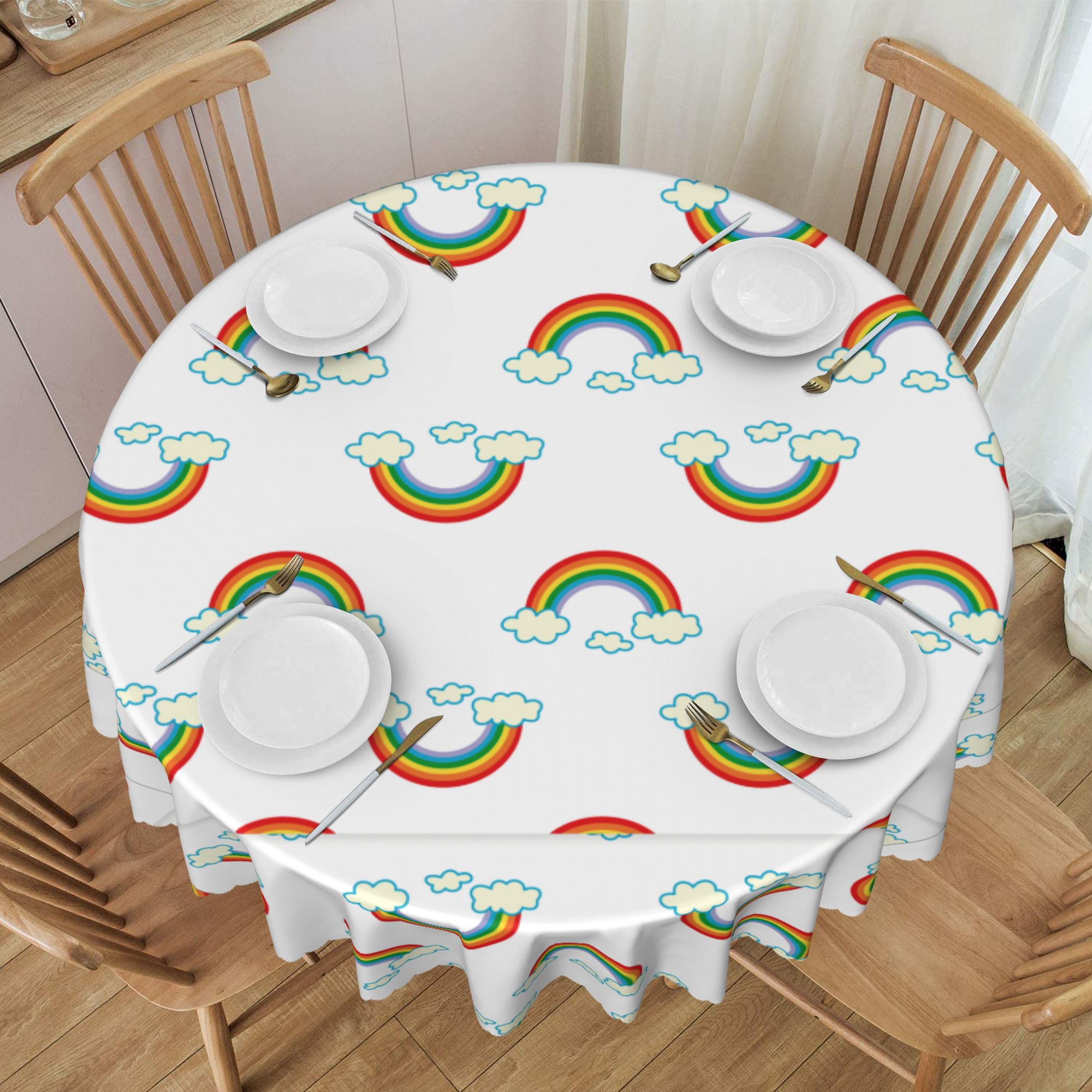 Tablecloth Seamless Pattern Background Table Cloth For Circular Tables ...
