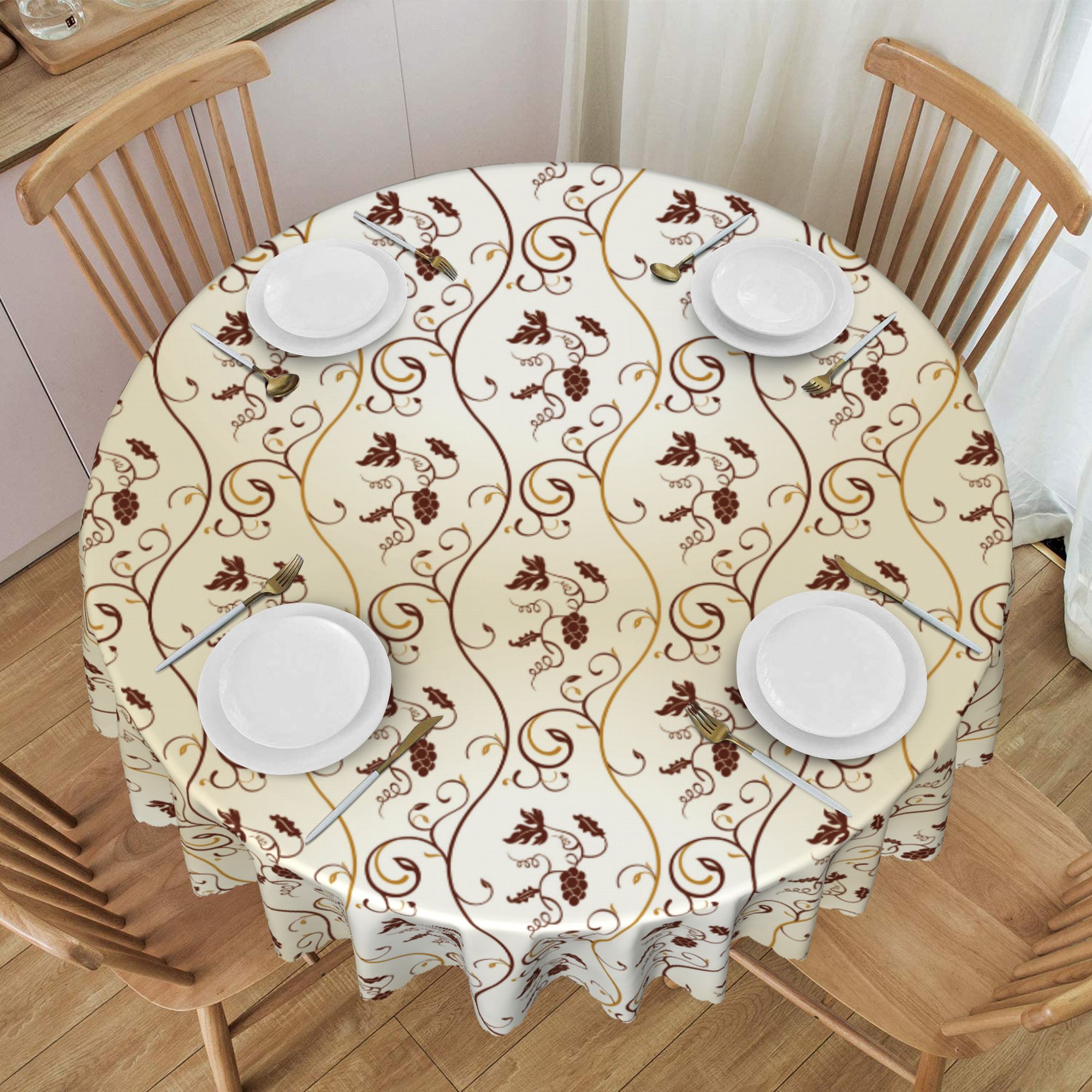 Tablecloth Seamless Vintage Backgrounds Table Cloth For Circular Tables ...