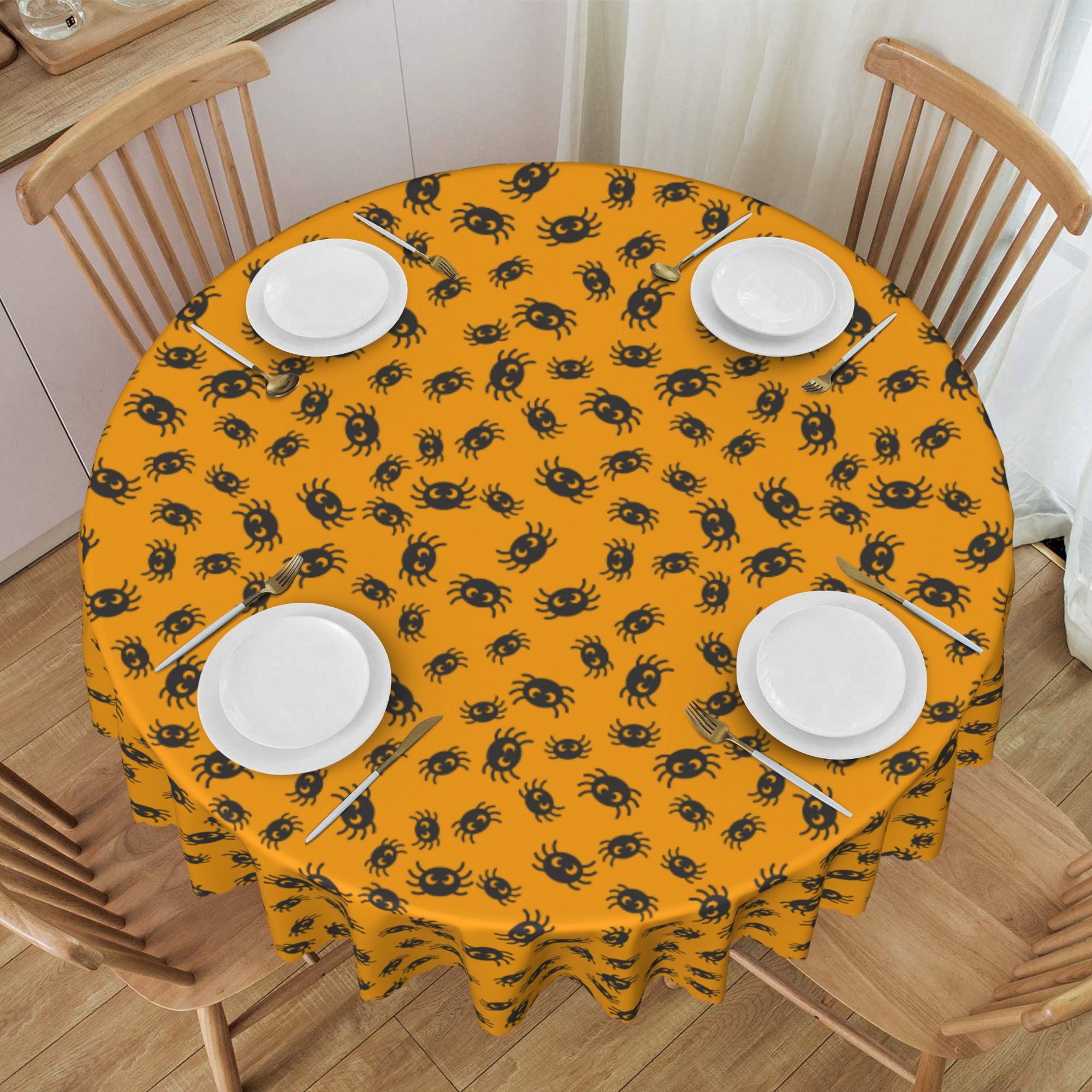 Tablecloth Spider Pattern Big Table Cloth For Circular Tables ...