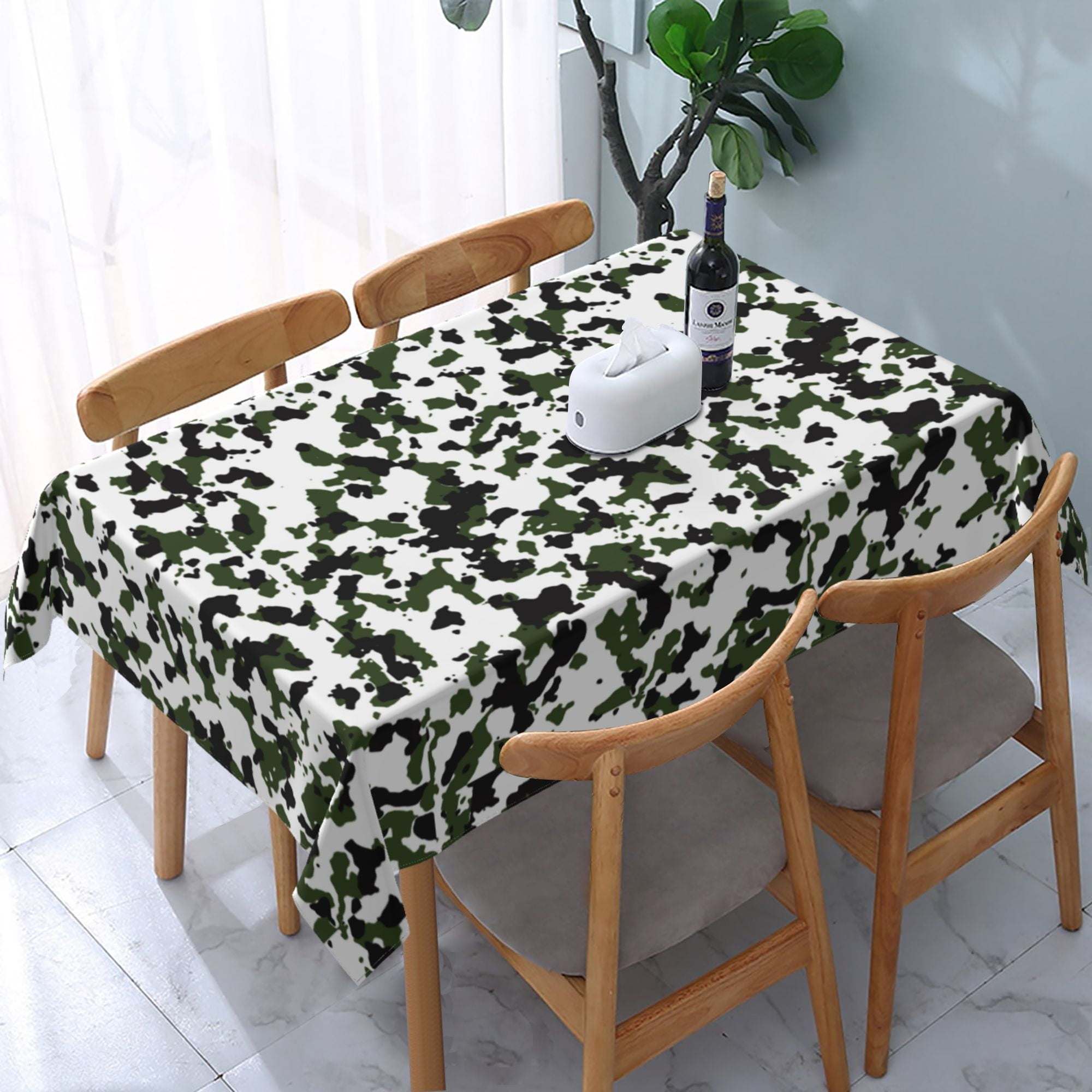 Tablecloth Tricolor Camouflage Background Table Cloth For Rectangle ...
