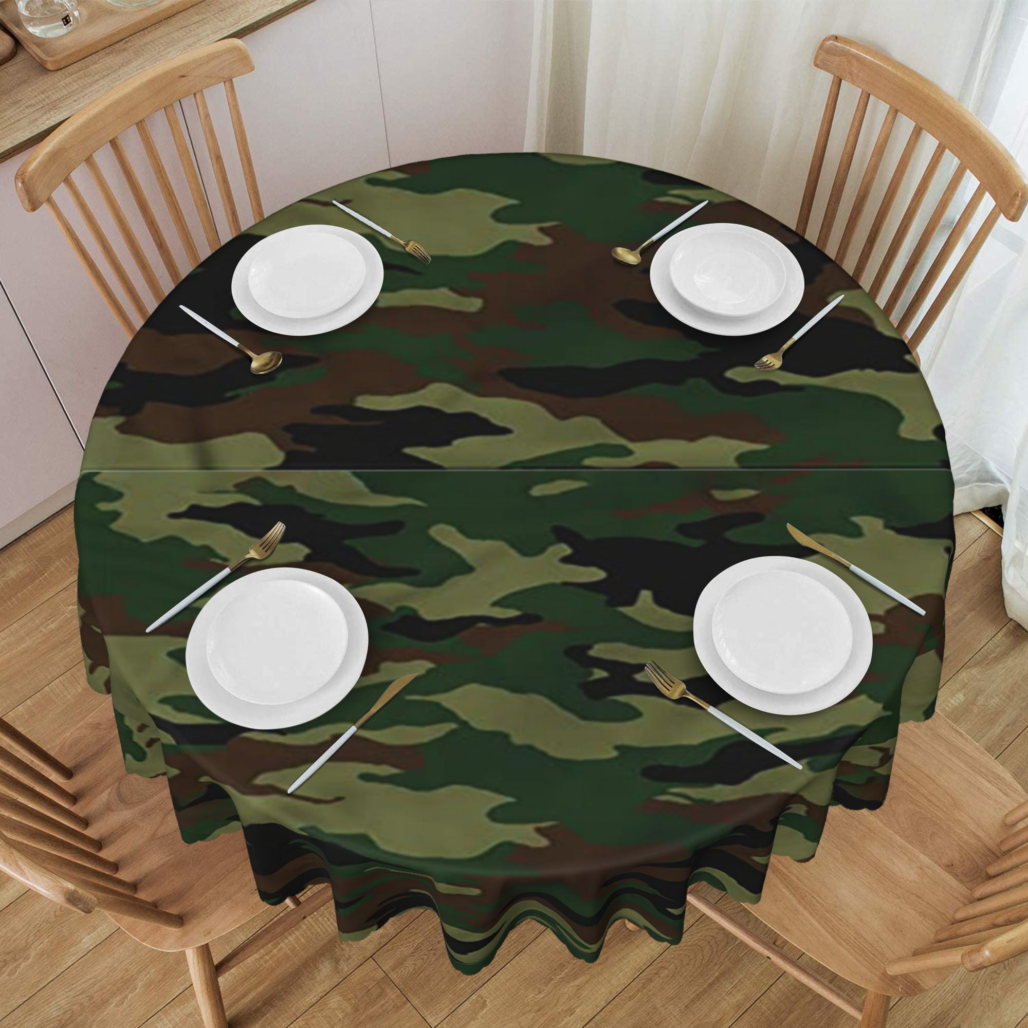 Tablecloth Uniform Inspired Camouflage Clothin Table Cloth For Circular ...