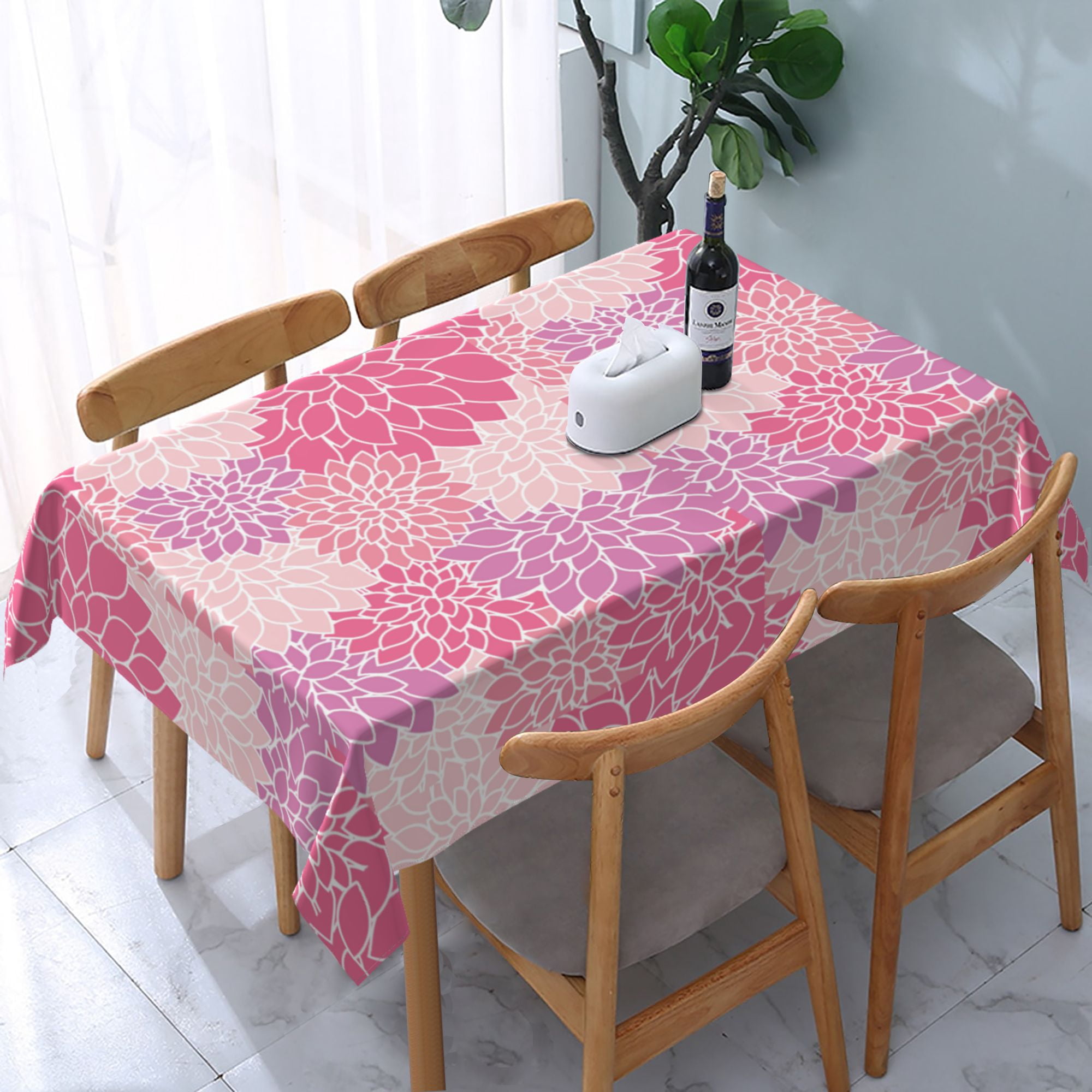 Tablecloth Vintage Floral Wallpaper Background Table Cloth For ...
