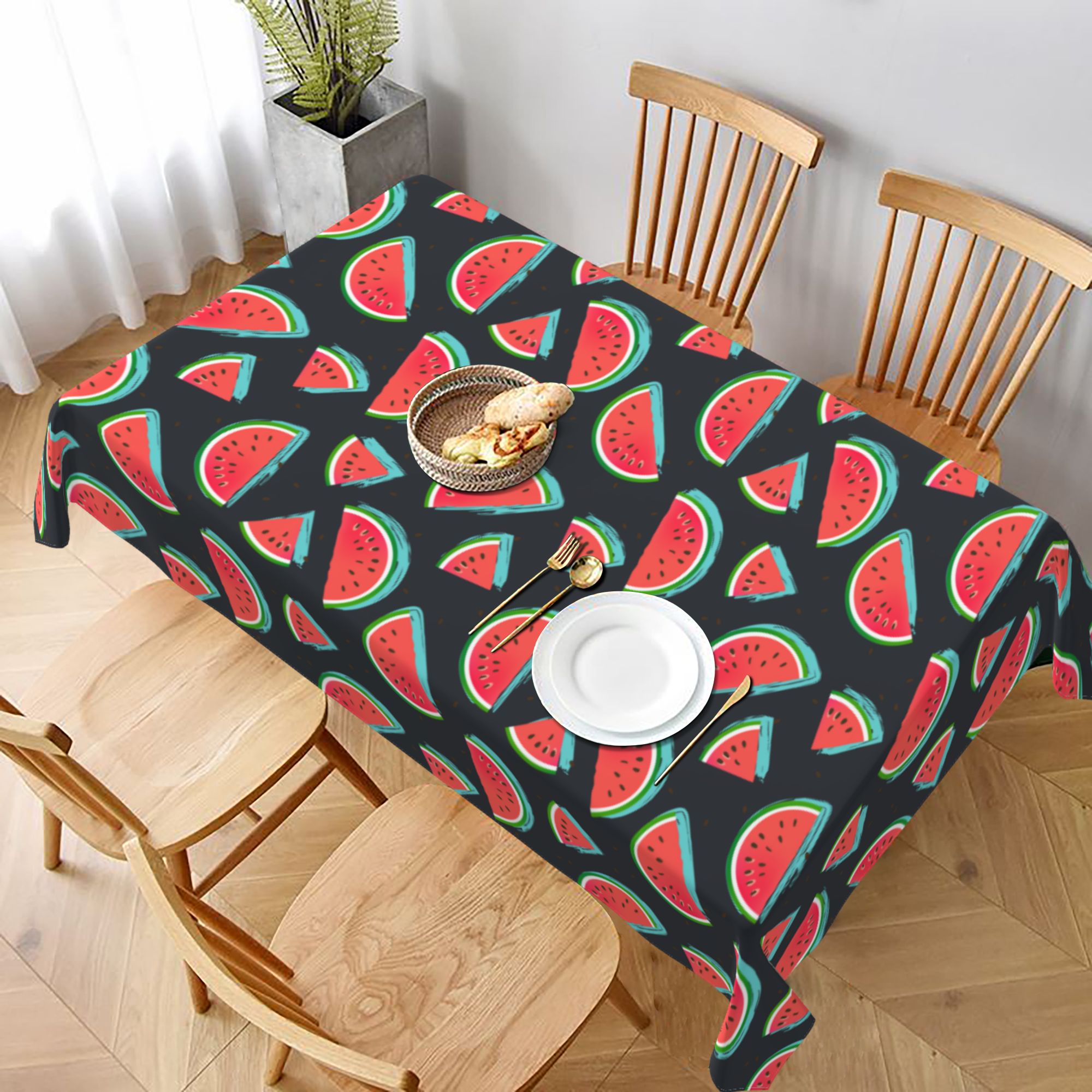 Tablecloth Watermelon Table Cloth For Rectangle Tables Waterproof ...