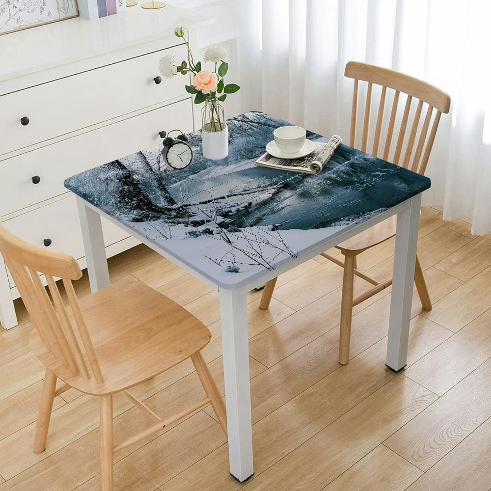 Tablecloth, with Foliage Branches Scenery, Dining Room Kitchen ...