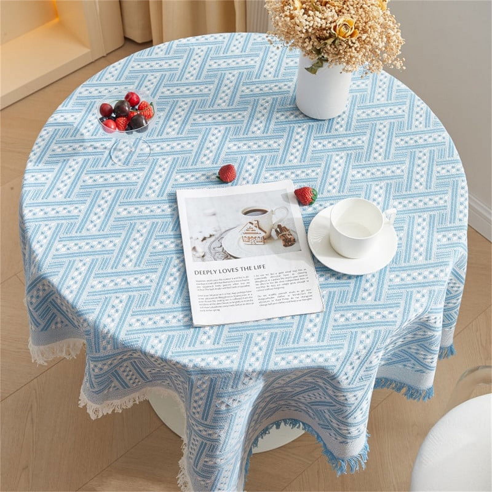 Tablecloths Coffee Tablecloths Cotton Linen Tablecloths Bedside ...
