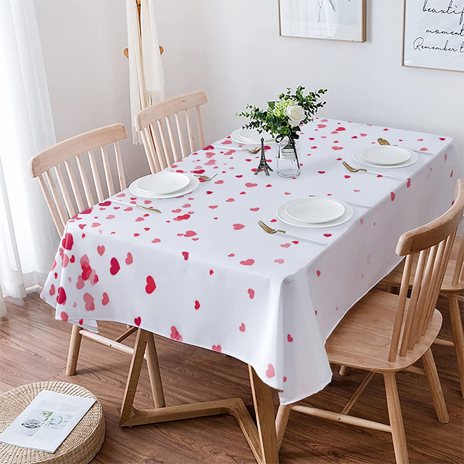 Tablecloths Waterproof Indoor Outdoor Tablecloths for Rectangle Tables ...
