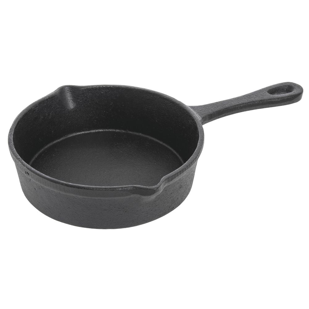 TableCraft Cast Iron Mini Skillet, 11 oz, Black - Walmart.com