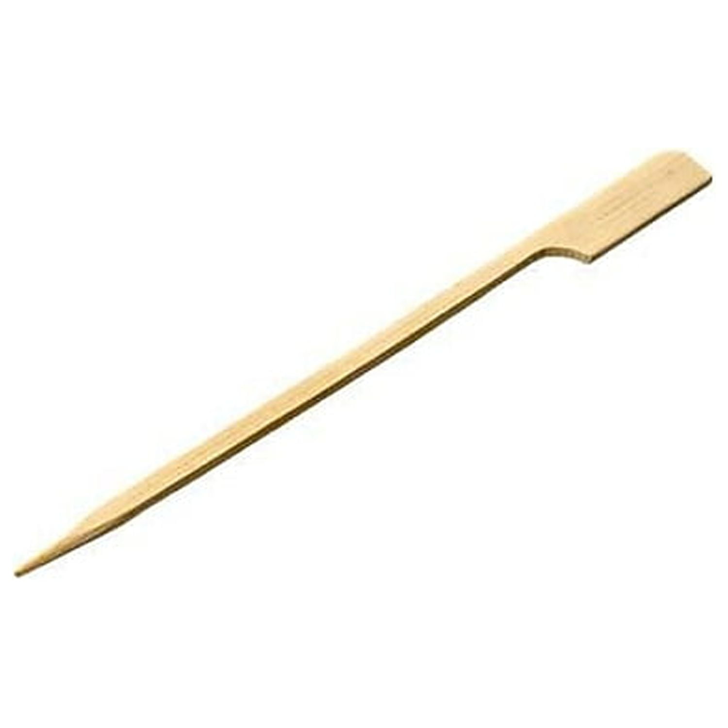 Tablecraft 4 1/2" Bamboo Paddle Pick 0.34" L x 0.09" W x 4.5" H Brown ...