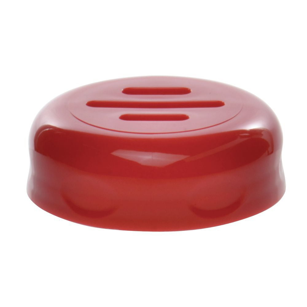 Tablecraft 6/8 oz Red Plastic Slotted Shaker Top - Walmart.com
