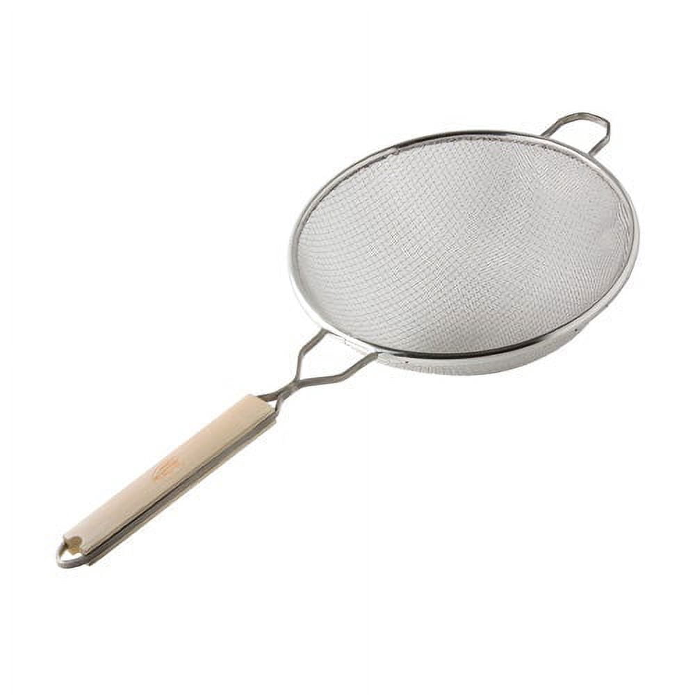 Tablecraft 87 10 1/4" Fine Tin Double Mesh Strainer - Walmart.com