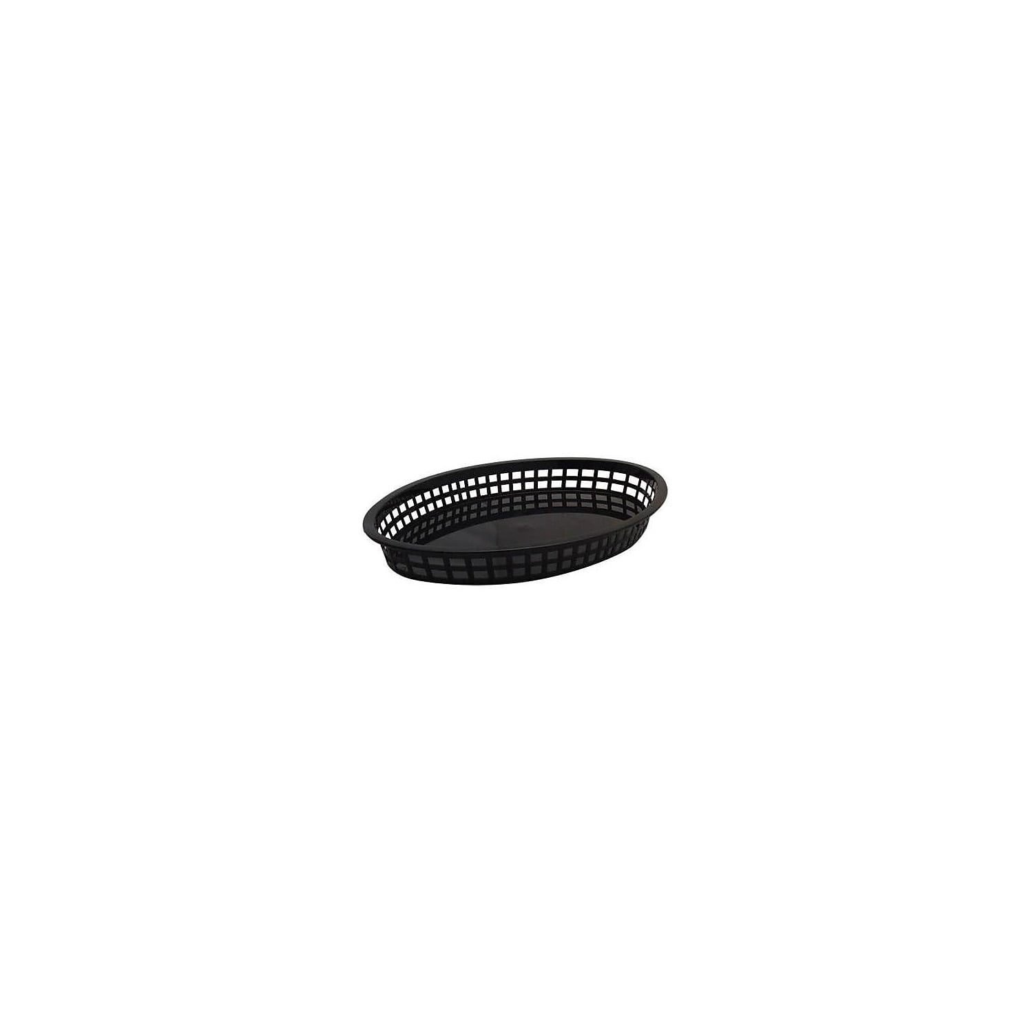 Tablecraft Black Oval Platter Basket 12/CT (1086BK) - Walmart.com
