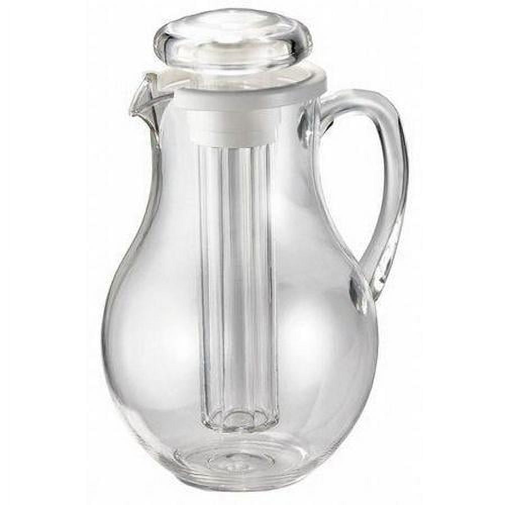 Tablecraft Center Ice Core Pitcher, 3/4 Gallon Clear - Walmart.com