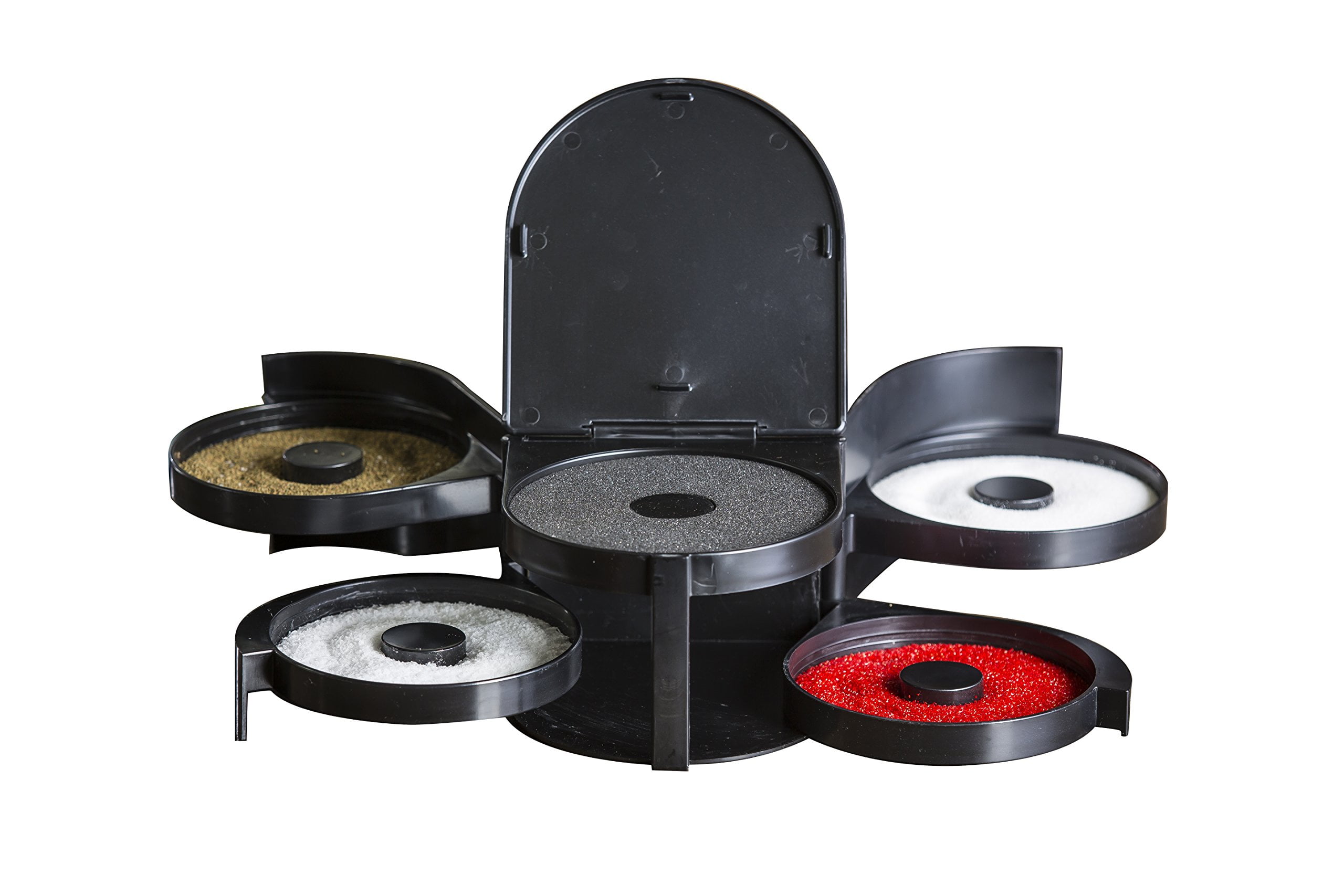 Tablecraft 5-Tier Glass Rimmer, Black Bar Tool - Walmart.com