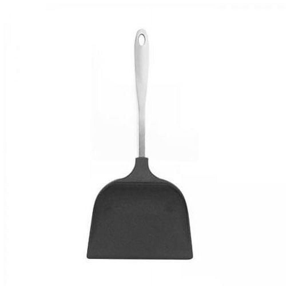 Tablecraft H2908 Nylon Extra Wide Spatula with Handle, Stainless Steel ...