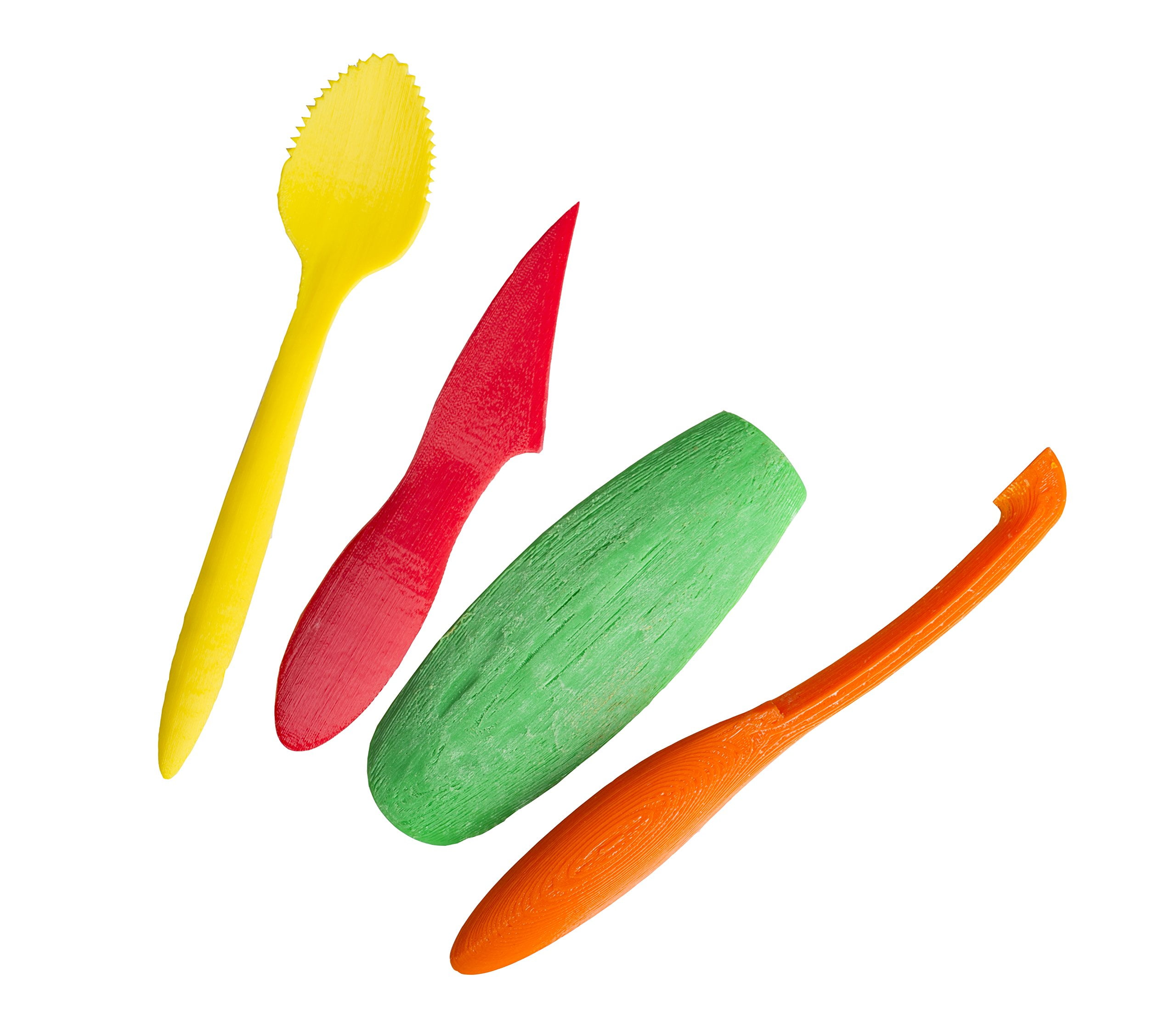 Tablecraft H50001 Fruit Tool Set, 4.875" x 1" x 0.25", White - Walmart.com