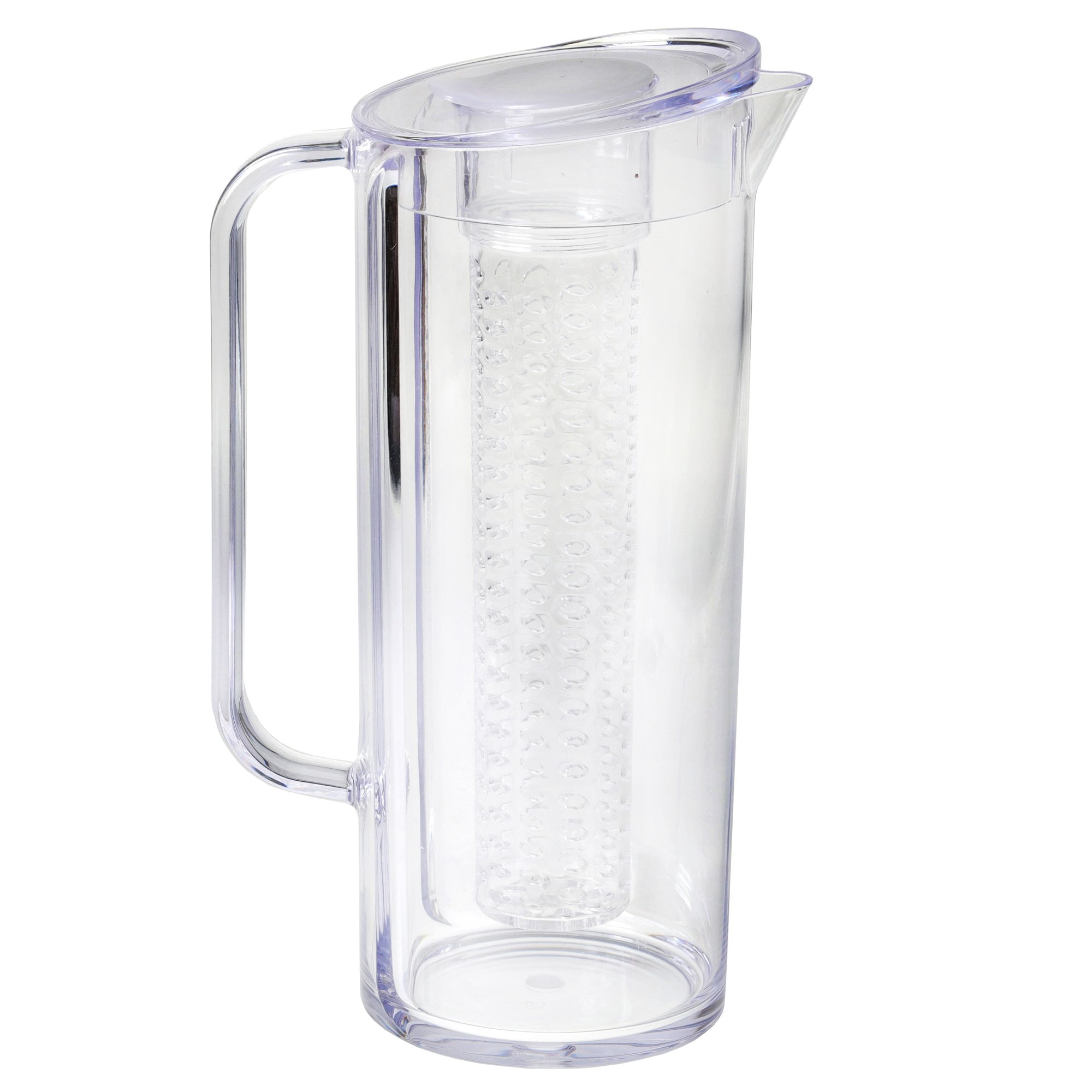 Tablecraft Infusion Pitcher with Lid, ¬Ω Gallon, SAN Plastic - Walmart.com