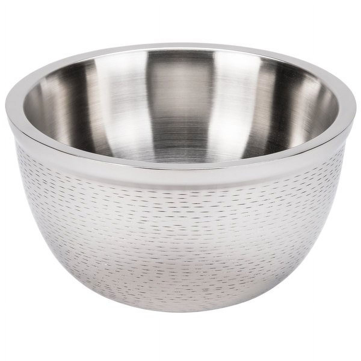 Tablecraft RB11 Remington 5 Qt. Round Stainless Steel Double Wall Bowl ...