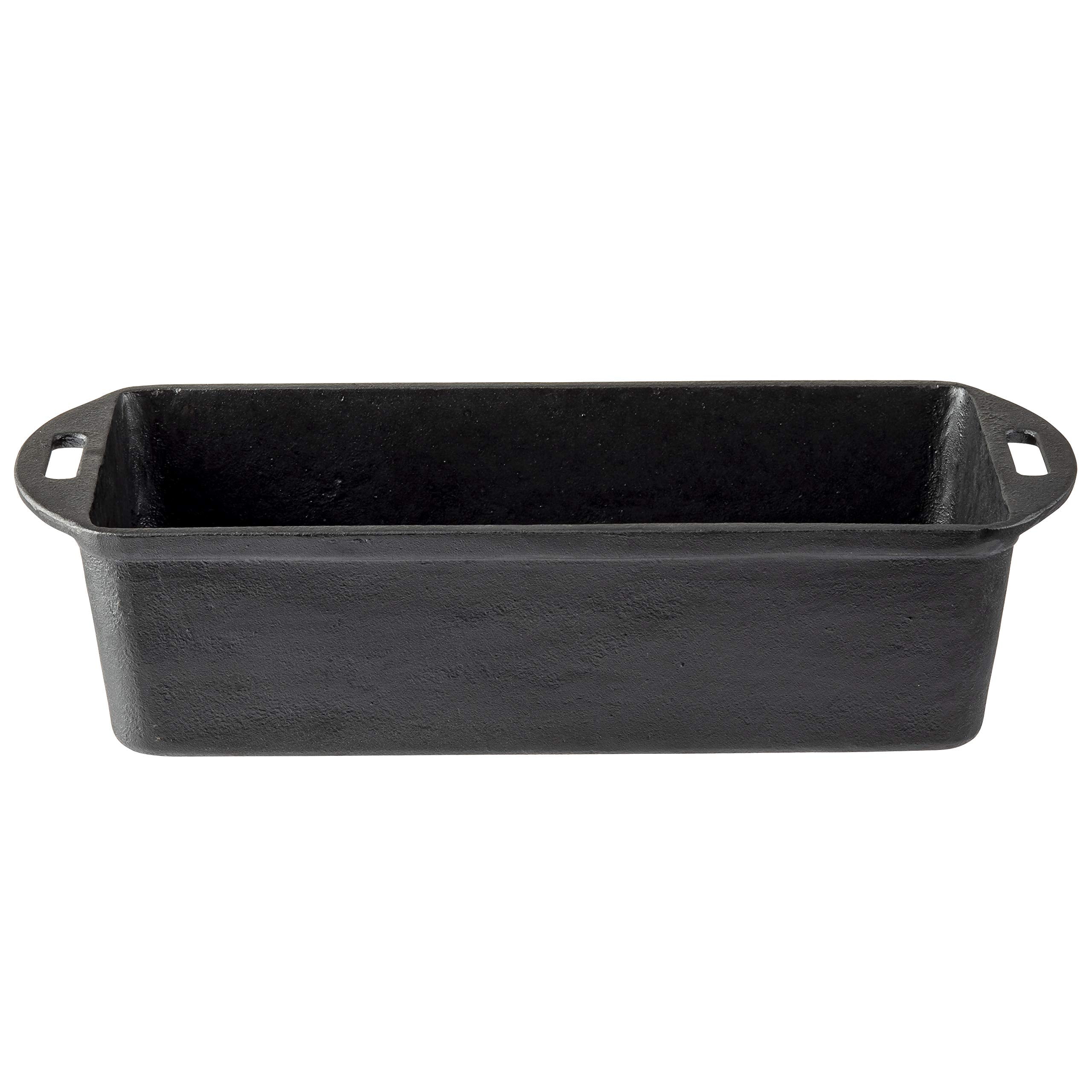 Tablecraft Rectangular Loaf Pan, Cast Iron, 10.125 x 5.25 x 2.875" (12 ...