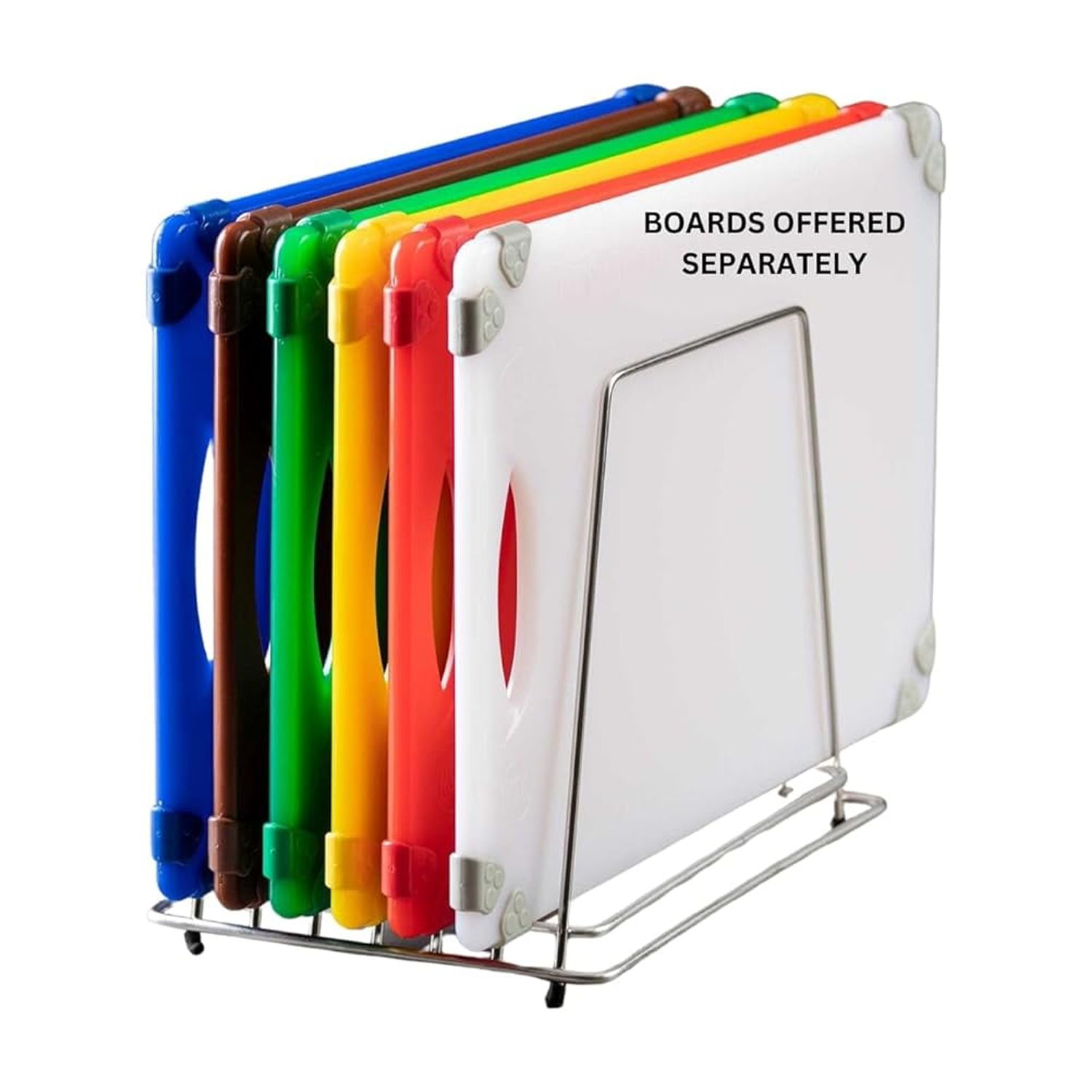 Tablecraft Stainless Steel Cutting Board Rack (CBR6) - Walmart.com
