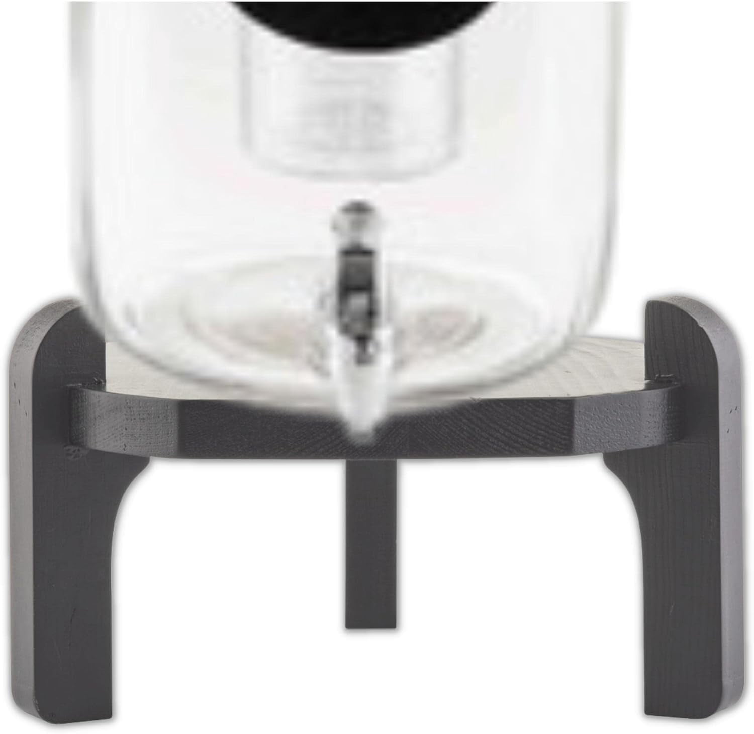 Tablecraft Stand Base for Glass Beverage Dispensers, Wooden Black ...
