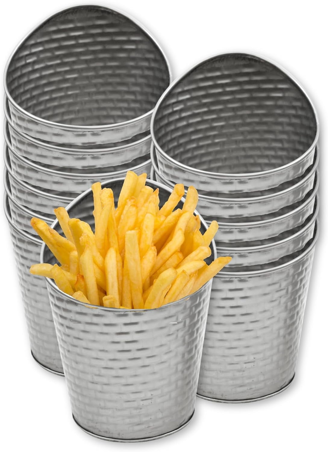 Tablecraft Store GTSS28 Serving Container, 9.5 Ounce Cup, Silver ...