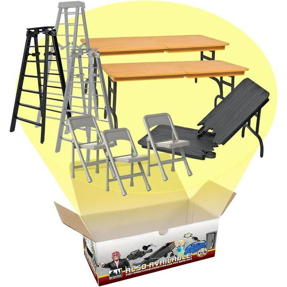Wwe Action Figures Tables Ladders And Chairs
