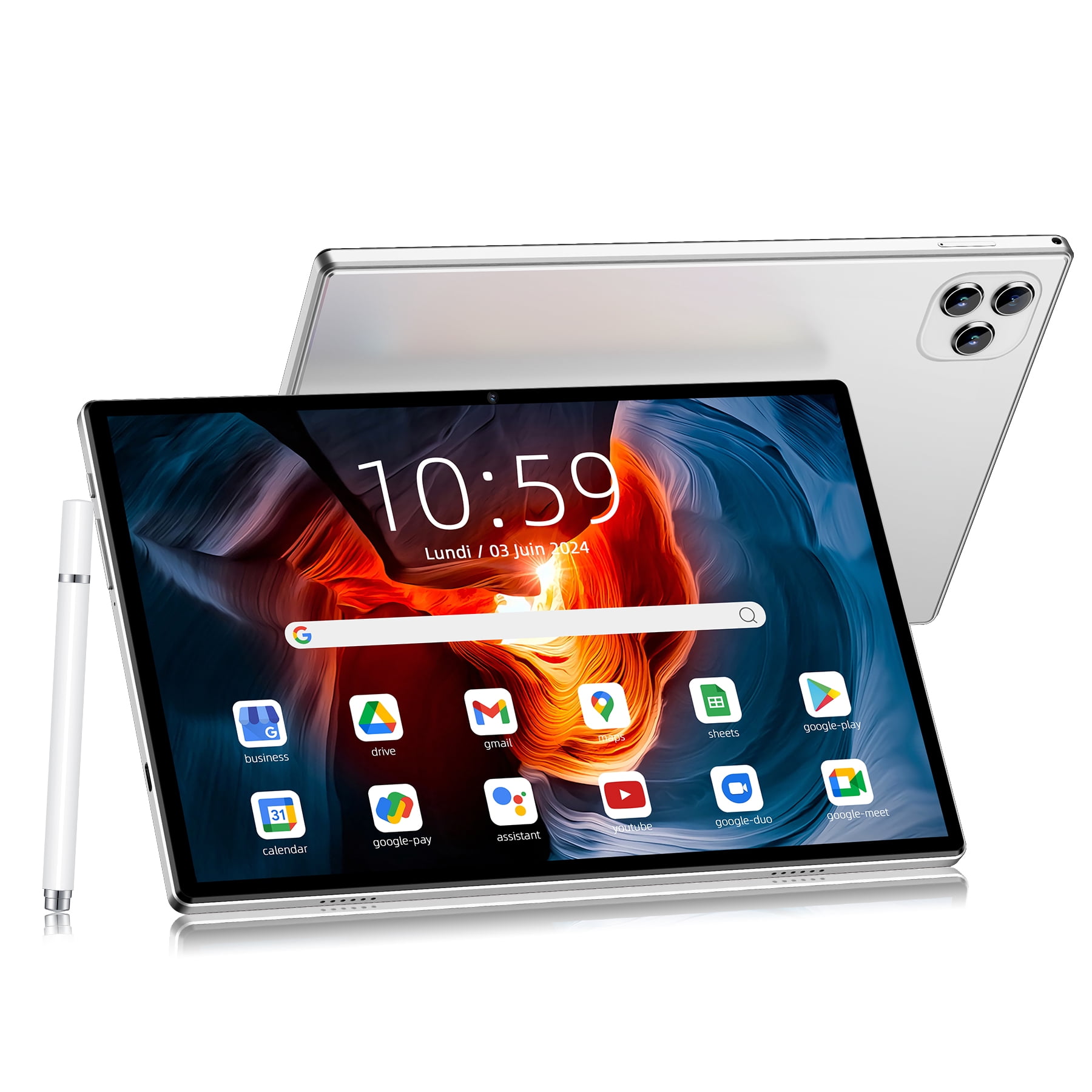 Tablet,10.1" Android 13 Tablet with Octa-core Processor 6GB RAM 64GB ...