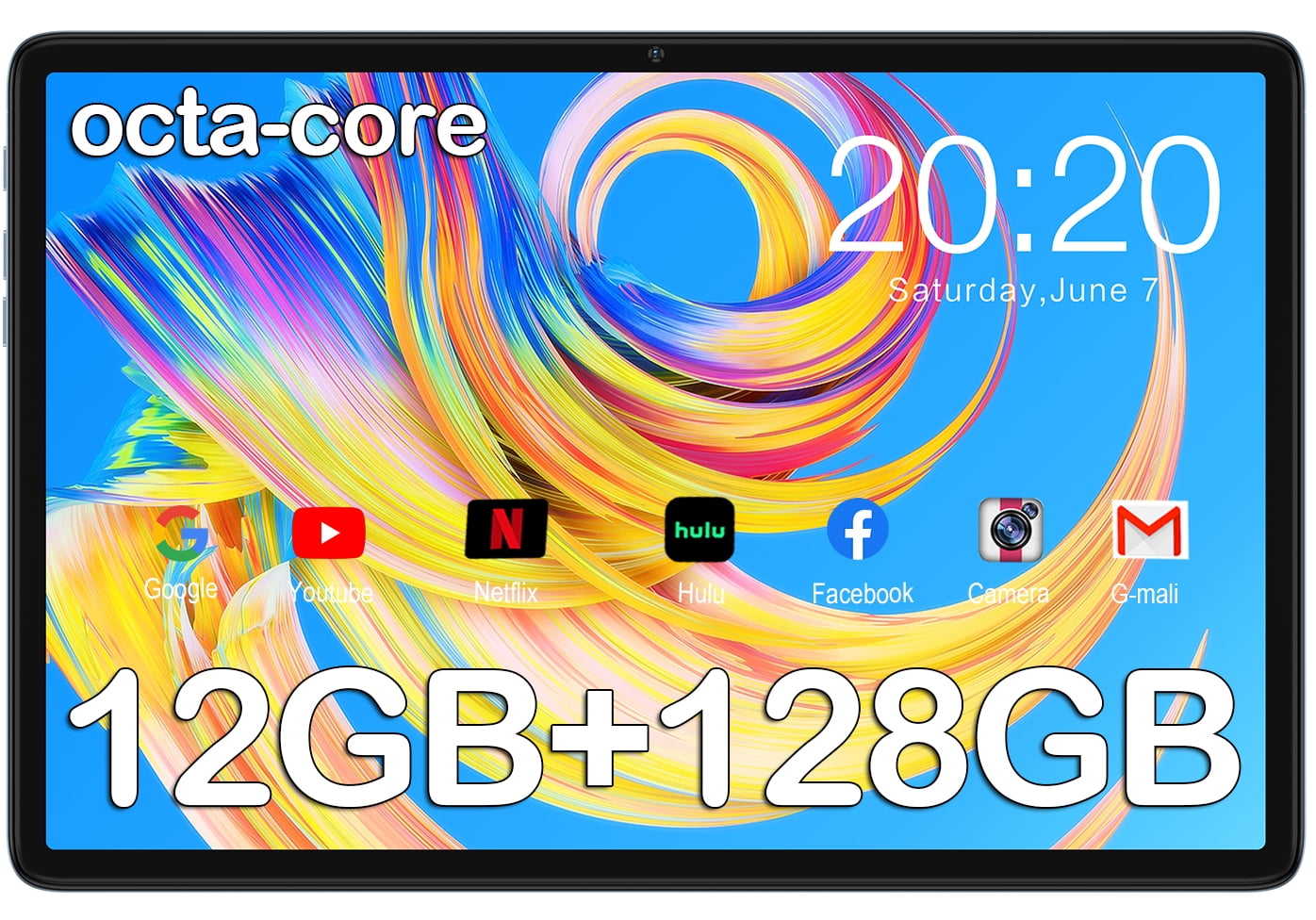 TECLAST P30S 10.1 inch Android 12 Tablet, 12GB RAM 128GB ROM, 1280*800 ...