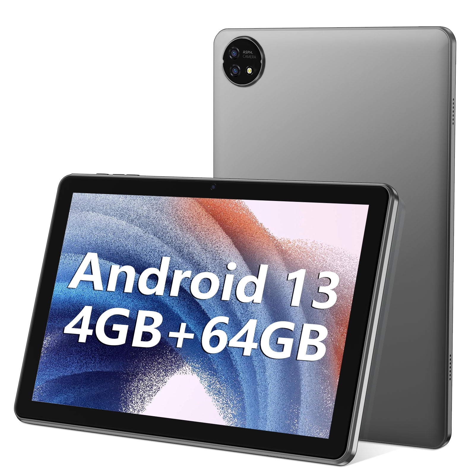 Tablet 10.1 inch Android 13 Tablets, 6(2+4) GB RAM+64GB ROM, 6000mAh ...