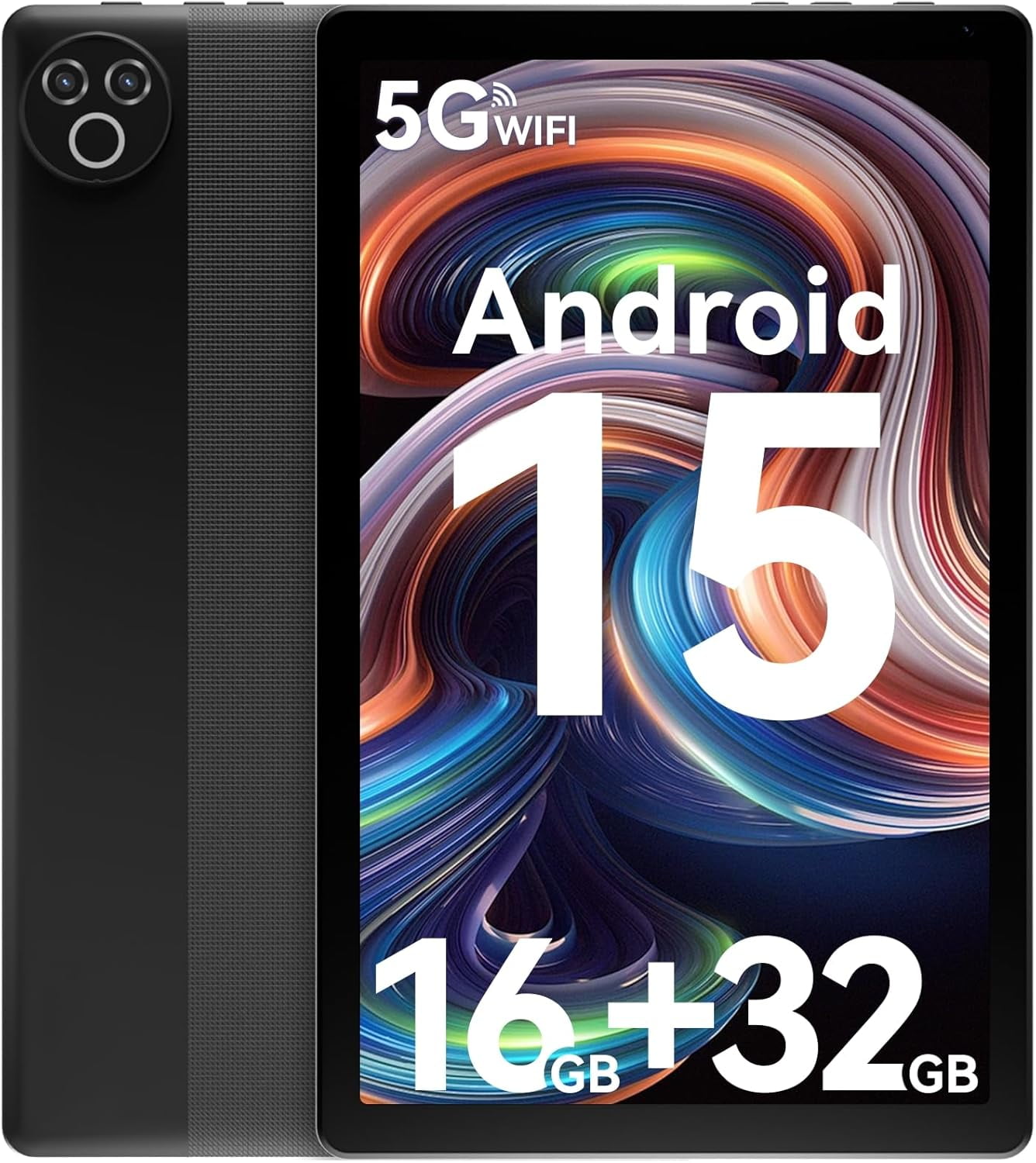 Tablet 10 Inch Android 15 OS GMS Certified Tablets PC 1.8 GHz 5-Core 16 ...