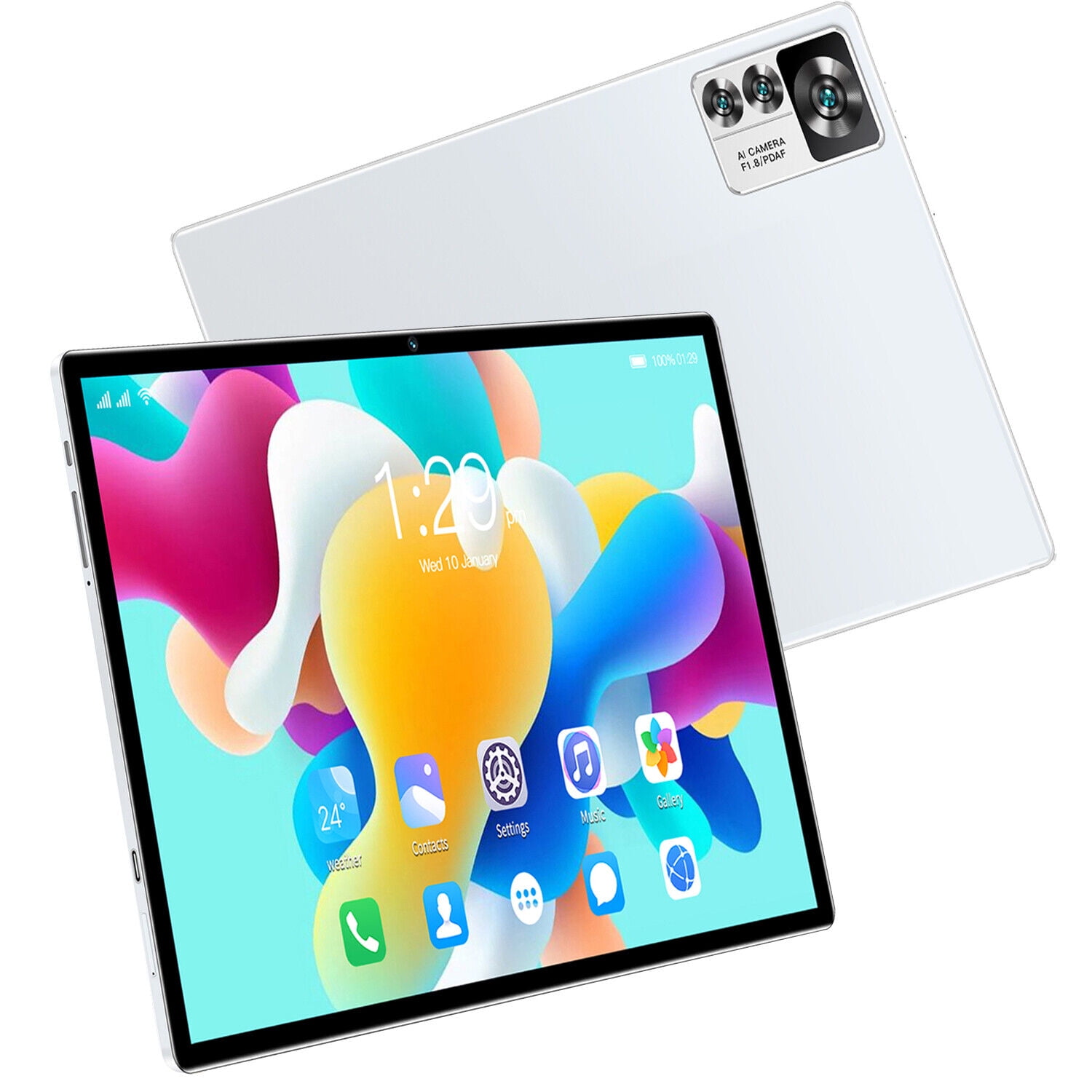 Tablet 10 in Android 14 Tablet 12GB+256GB 8000mAh 1920*1200 Dual Camera ...