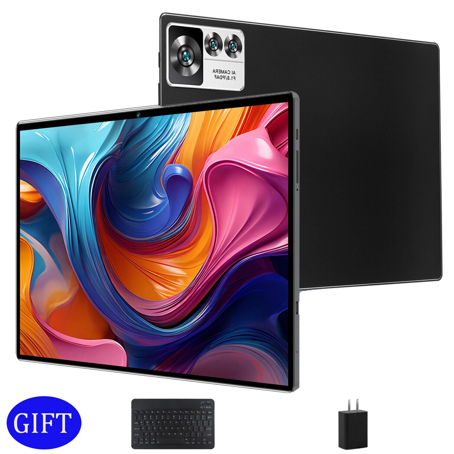 Tablet 10 in Android 14 Tablet Octa-Core Dual 13MP+8MP Camera WiFi 6 ...