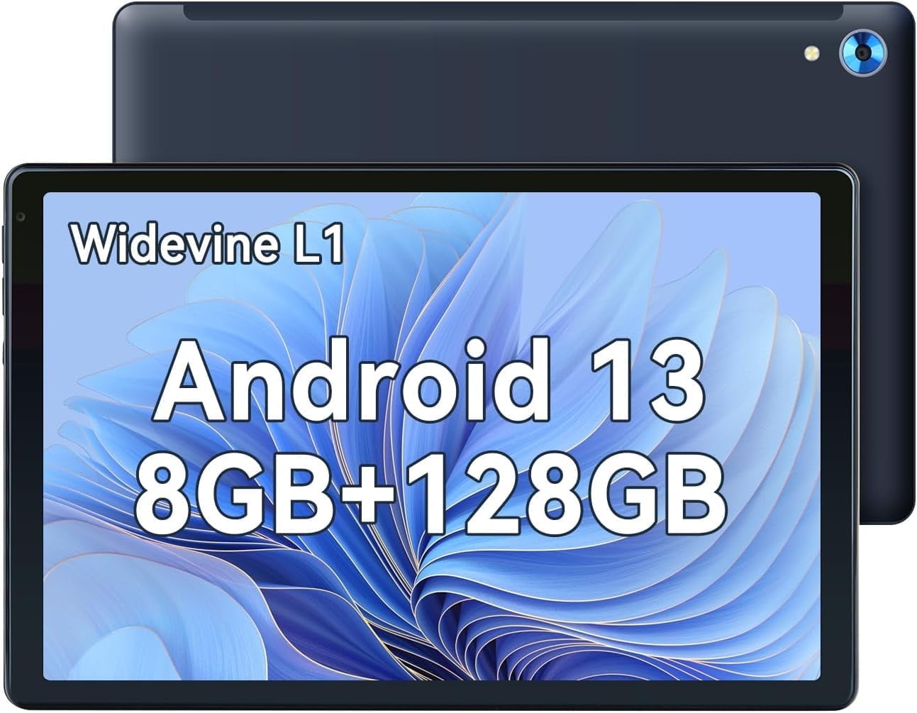 Tablet 10 inch, Android 13 Go Octa core Tablet with 8GB+128GB/1 TB ...