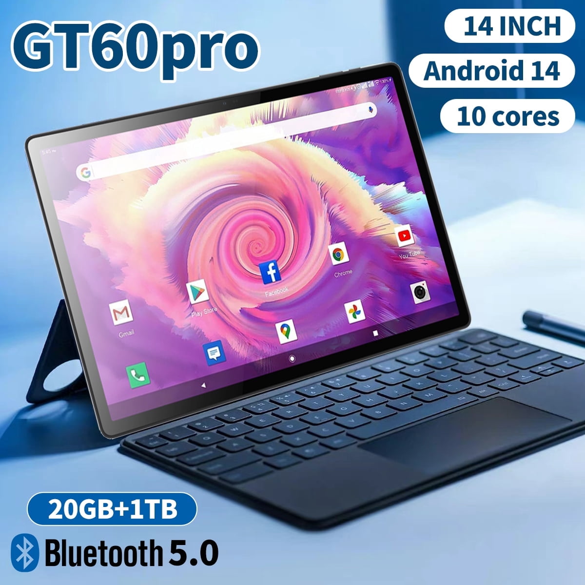 Tablet 2026 Flagship Edition Android14 Tablet, 14 Inch Tablet,5G Wi-Fi ...