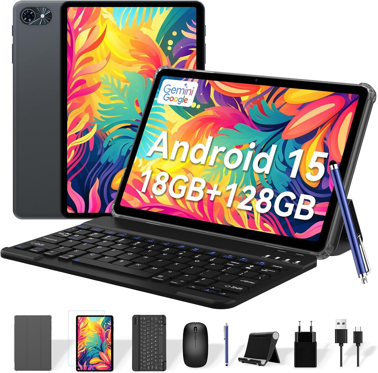 TABWEE Tablet 2025 Latest Android 15 Tablets T80, 10.5 inch Tablet with ...