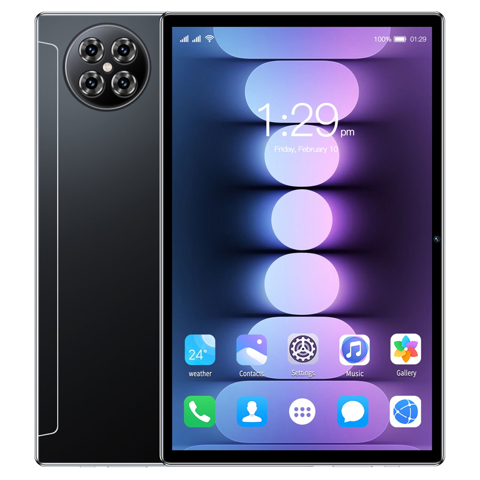 Tablet 8GB+256GB 10.1 inch Screen 5G Calling 10-Core MTK6797 Processor 128GB Expandable Memory ...