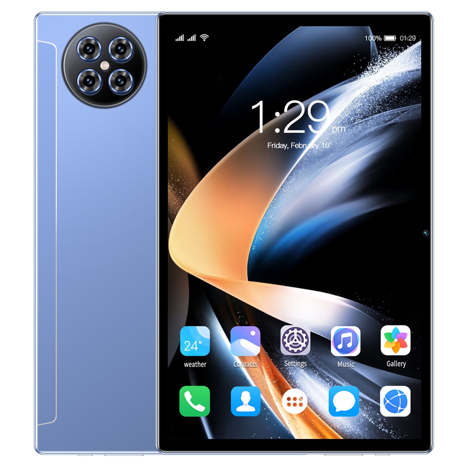 Tablet 8GB+256GB 10.1 inch Screen 5G Calling 10-Core MTK6797 Processor ...