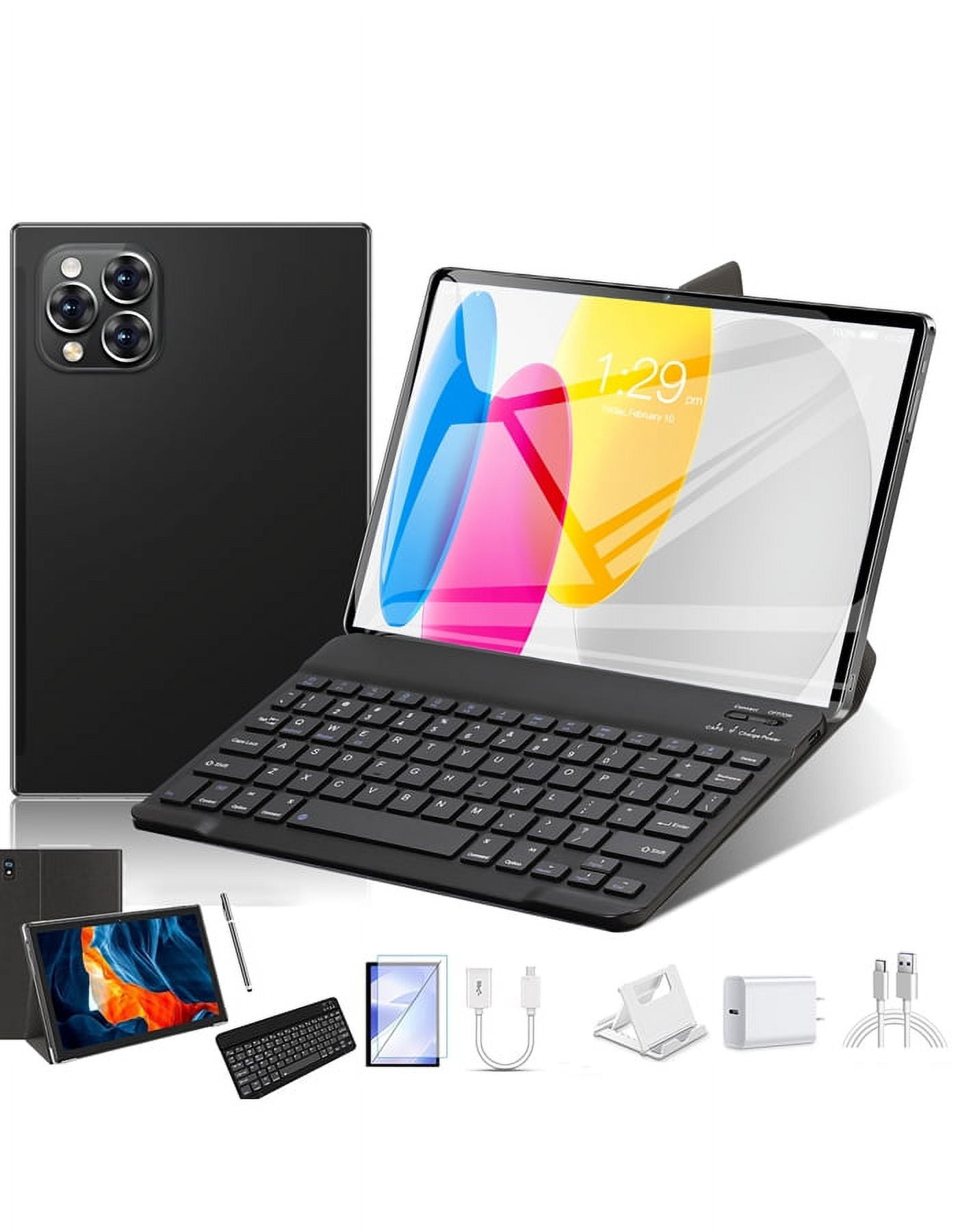 Tablet Android 13 Tablet, 10.1-inch Android Tablet HD with Keyboard, 5G ...