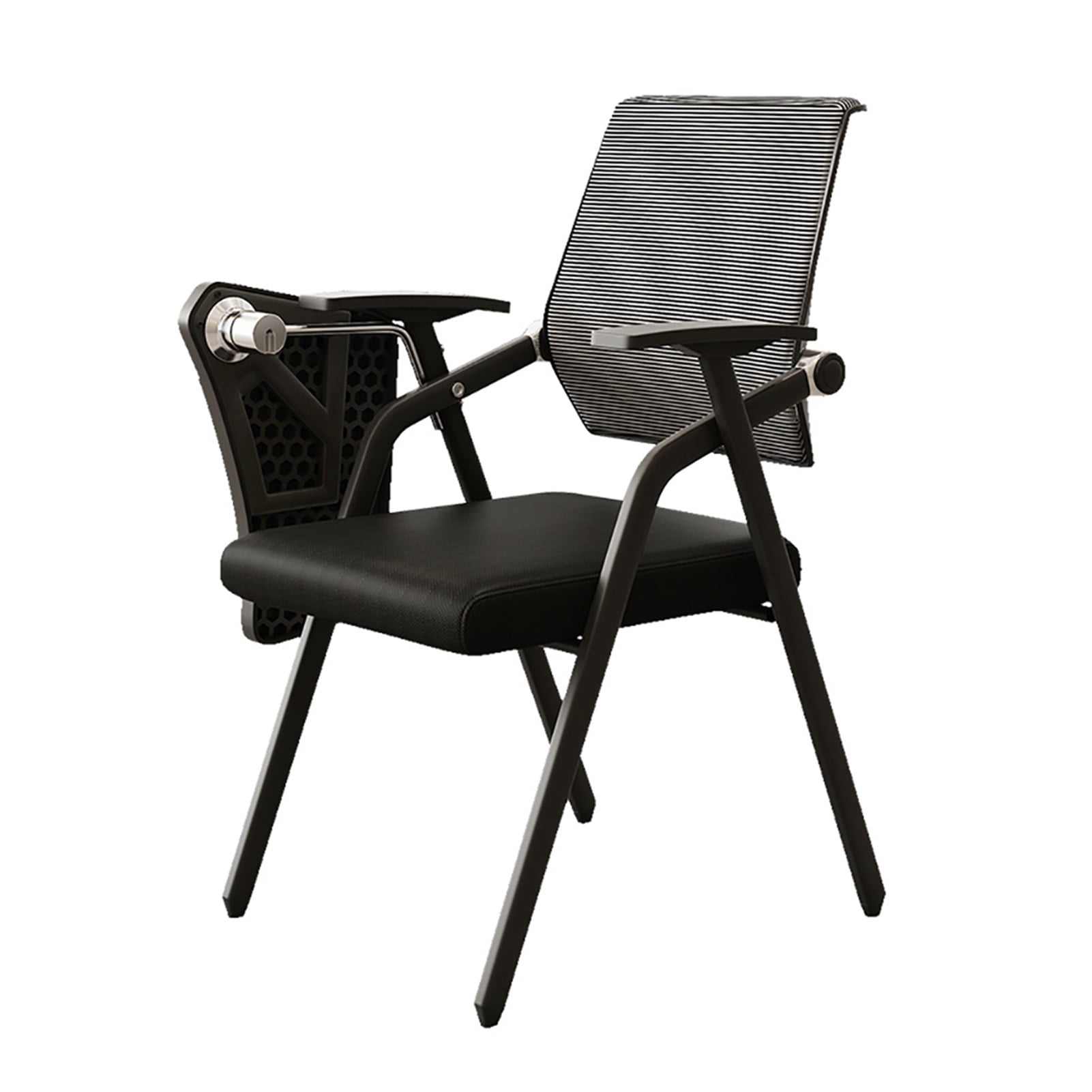 Tablet Arm Folding Chair with Desk Attached Collapsible Conference Room ...