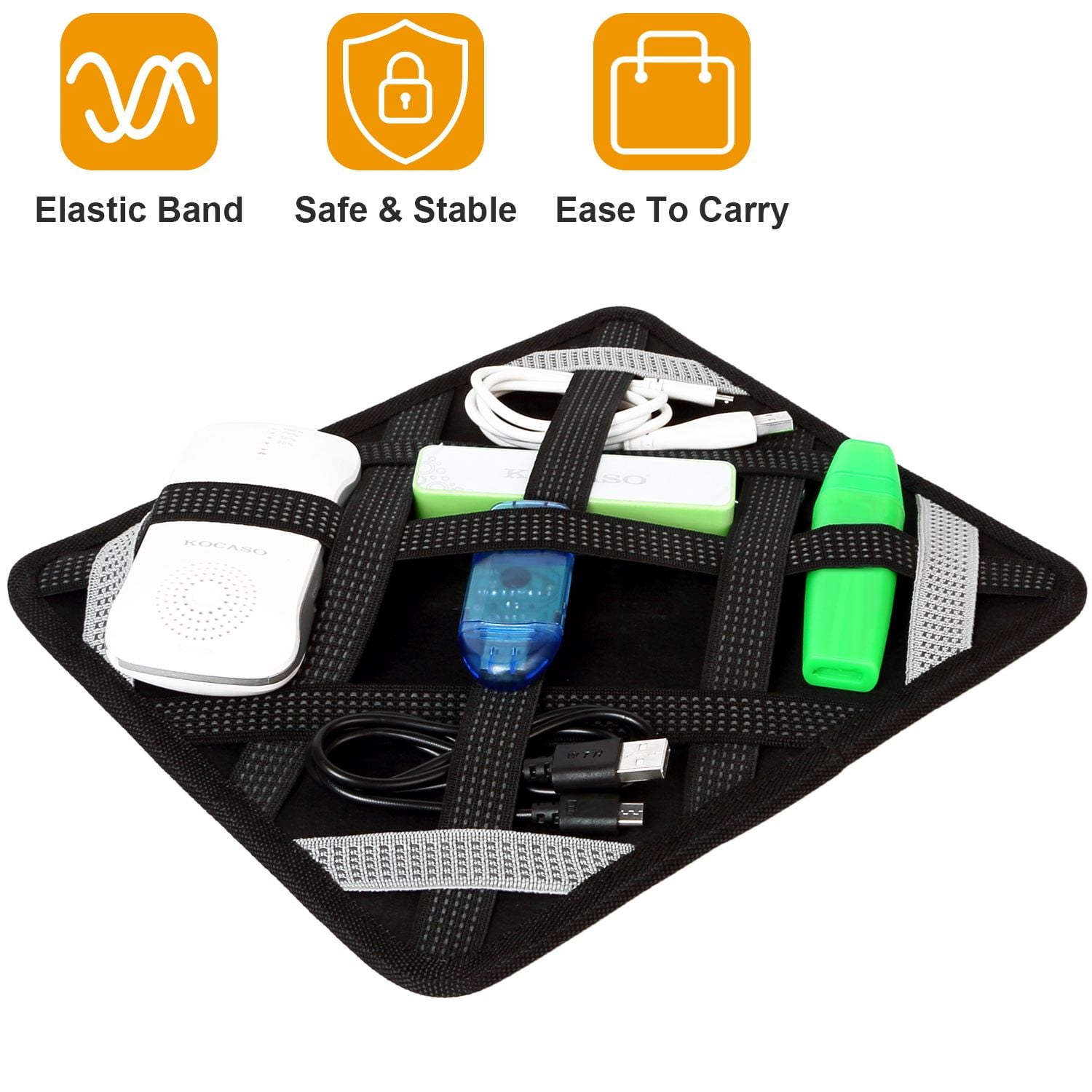 Tablet Case Organizer Elastic Band Tablet Sleeve For 9.7in Tablets with ...
